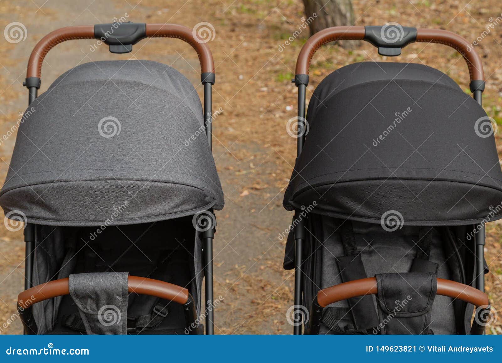 Original Baby Stroller, Close-up Details. New Design. Stock Image ...
