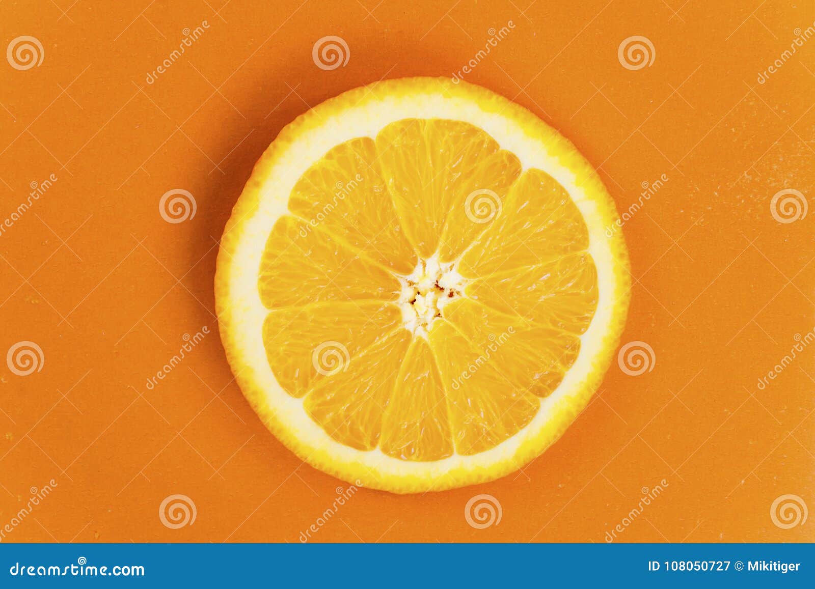 Original Background Half Orange Stock Image - Image of original ...