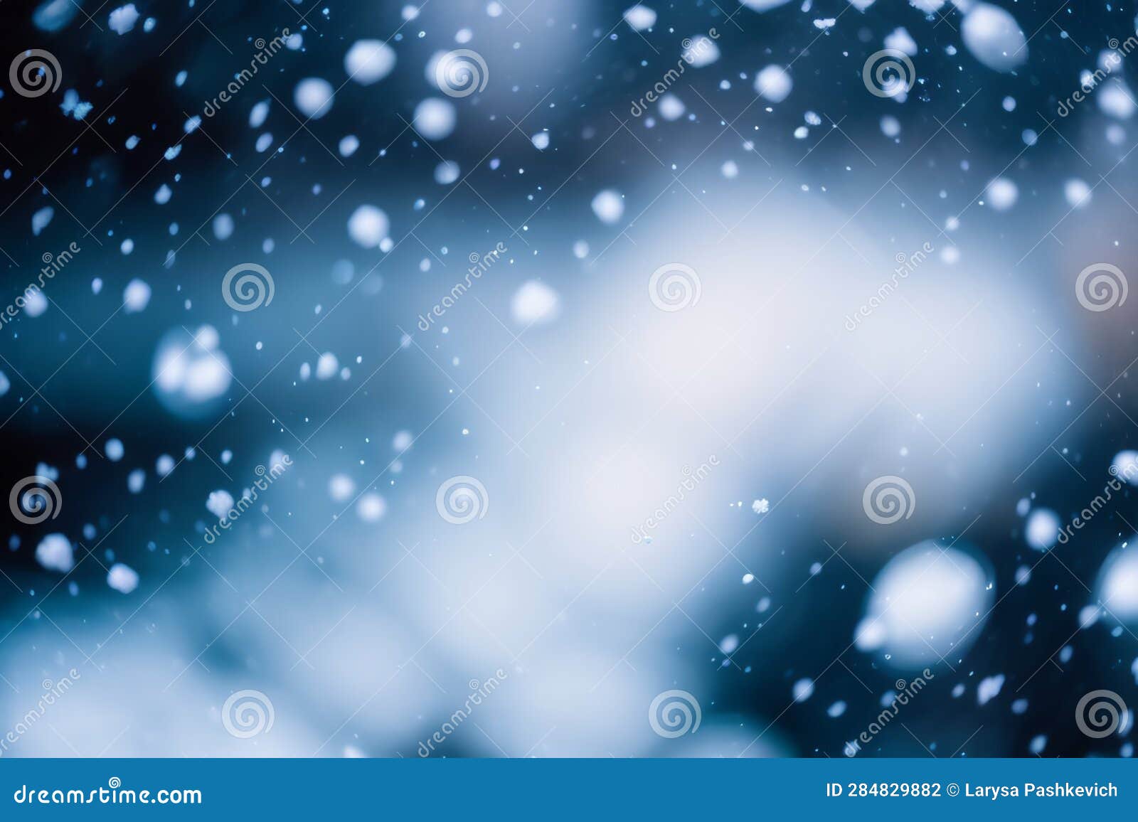 The Original Background Image in the Form of a Light Blizzard, Snowfall ...