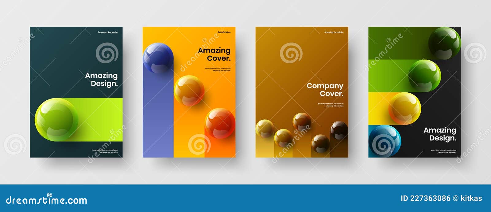 Original Banner Design Vector Layout Bundle Stock Vector - Illustration ...