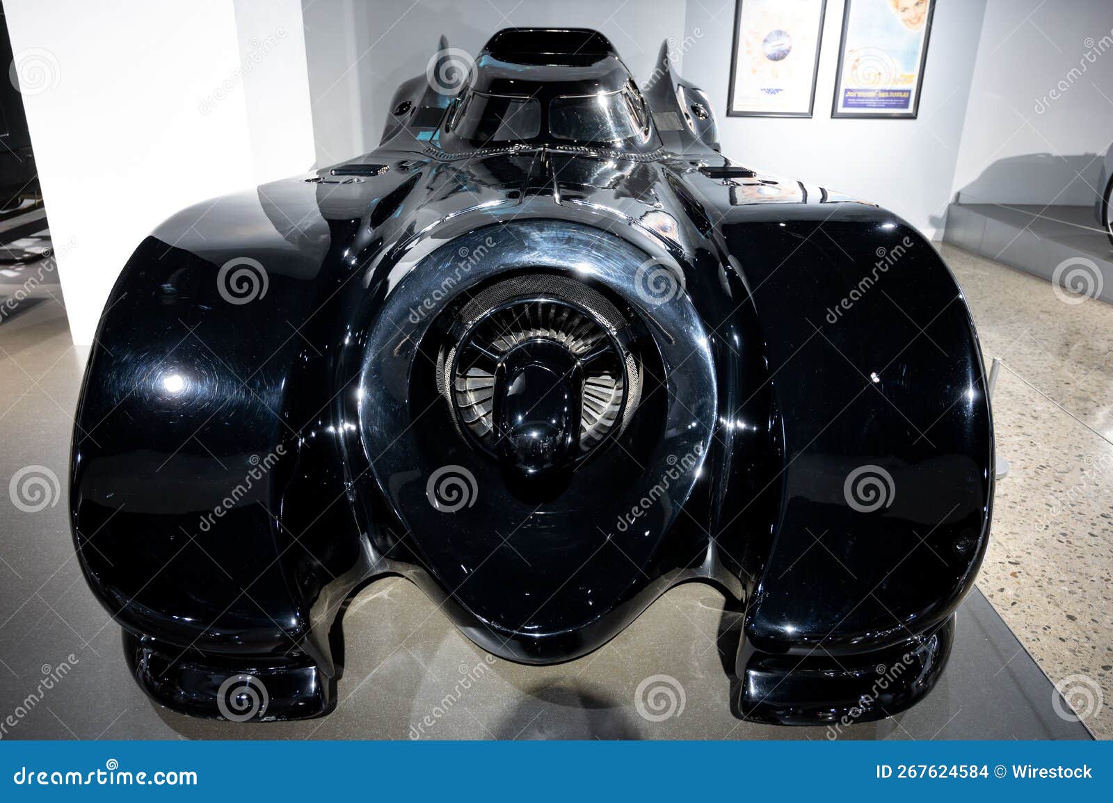 Detail of the Original Batmen Car, the Black Batmobile Editorial Stock ...