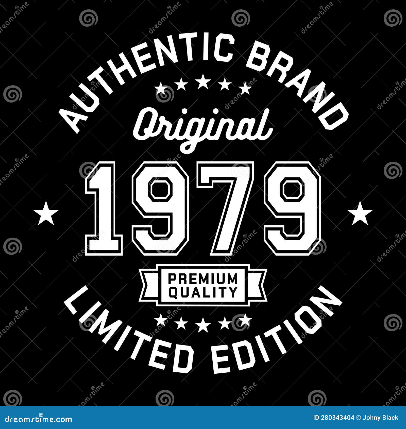 1979 Authentic Brand. Apparel Fashion Design. Graphic Design for T ...