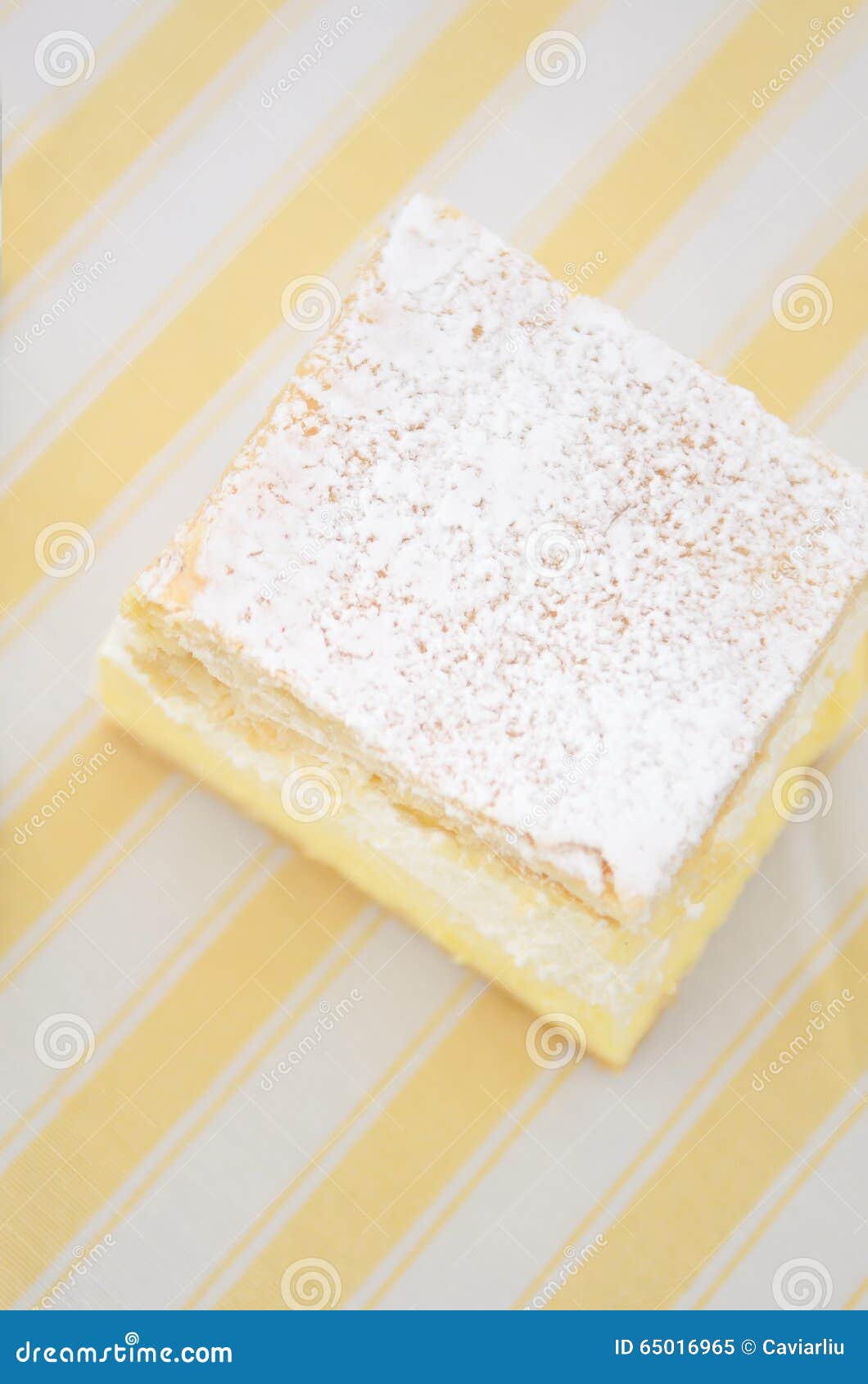 The Original Bled Cream Cake - Cremeschnitte Stock Image - Image of ...