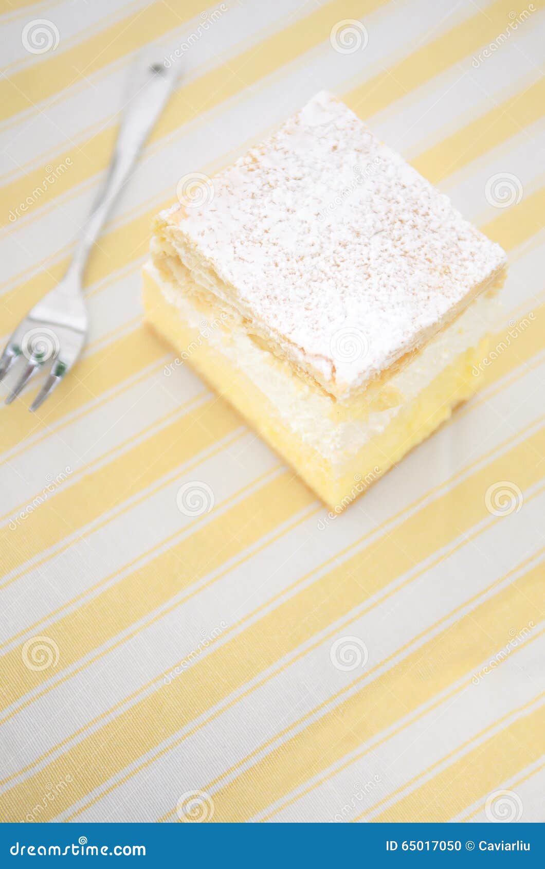 The Original Bled Cream Cake - Cremeschnitte Stock Photo - Image of ...