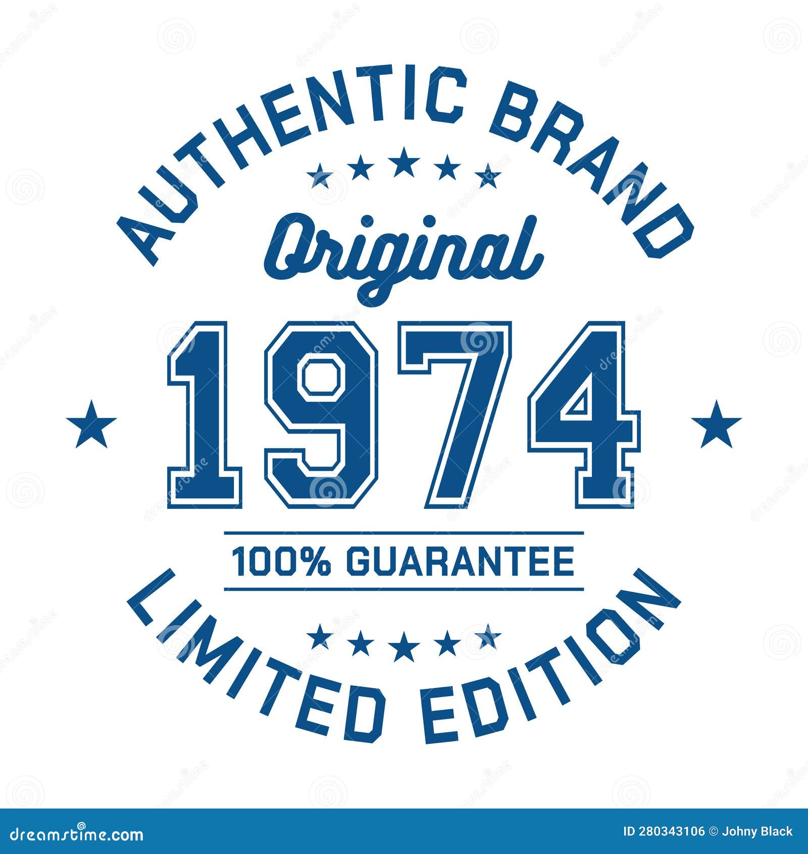 1974 Authentic Brand. Apparel Fashion Design. Graphic Design for T ...
