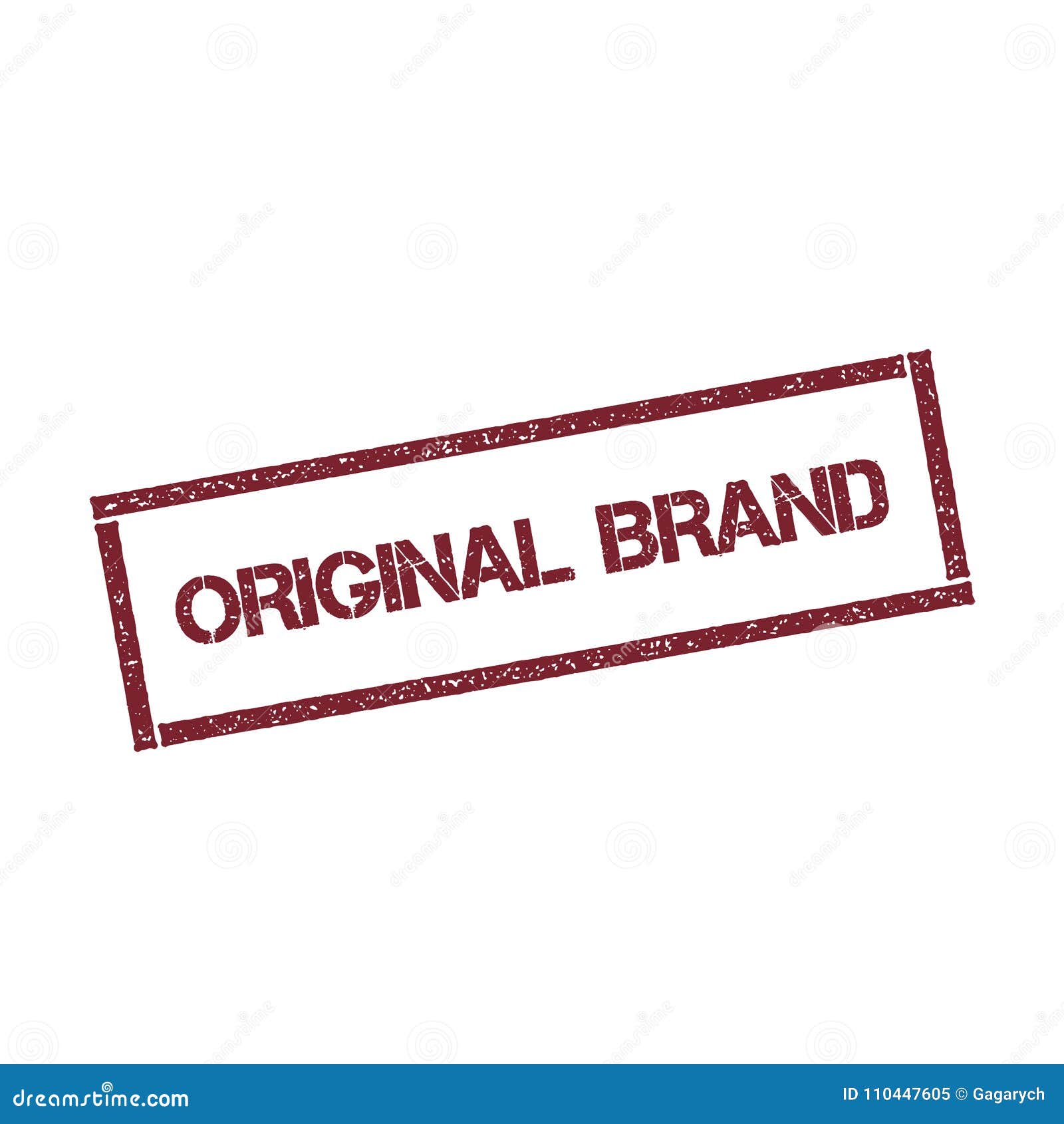 Original Brand Rectangular Stamp. Stock Vector - Illustration of brand ...