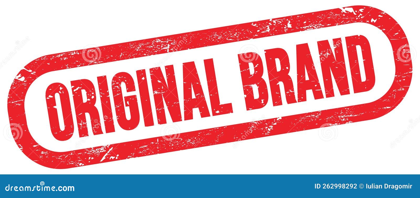 ORIGINAL BRAND, Text Written on Red Stamp Sign Stock Illustration ...