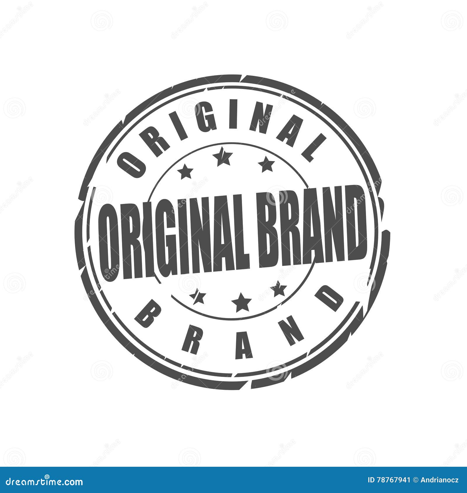Original Brand Vector Stamp Stock Illustration - Illustration of ...