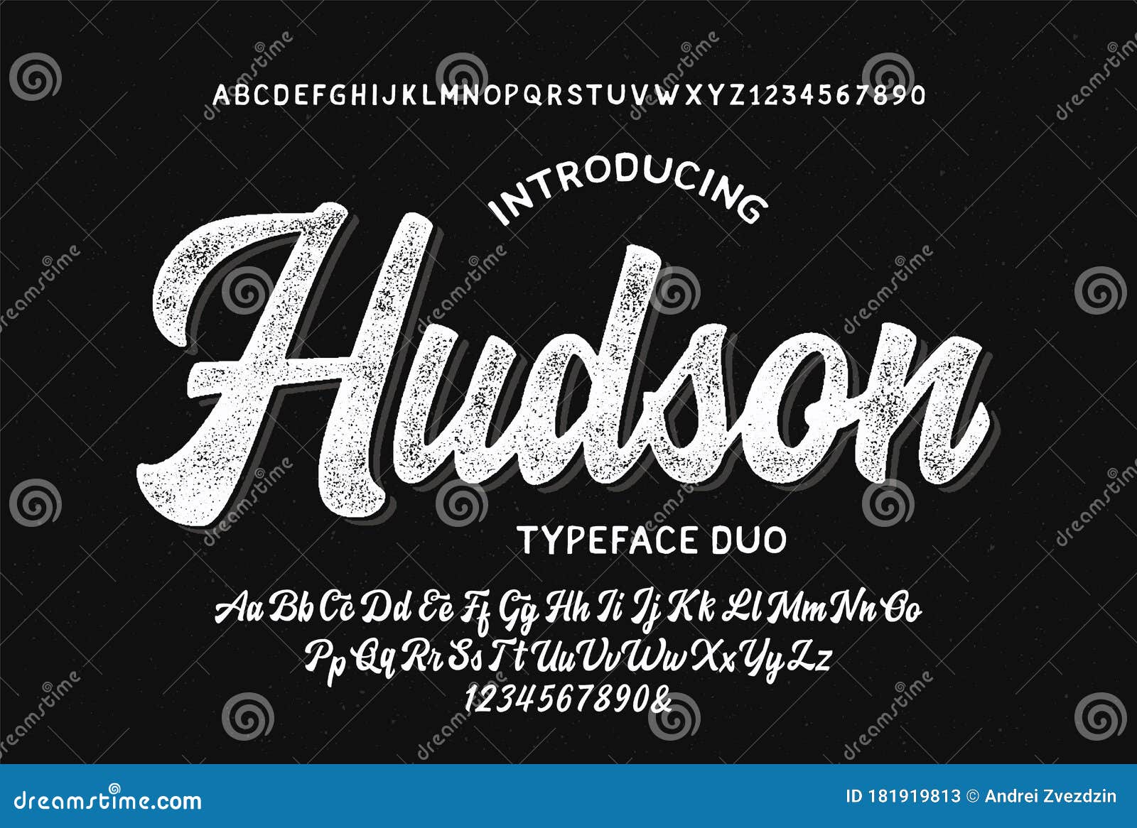 Original Brush Script Font. Retro Typeface. Vector Stock Vector ...