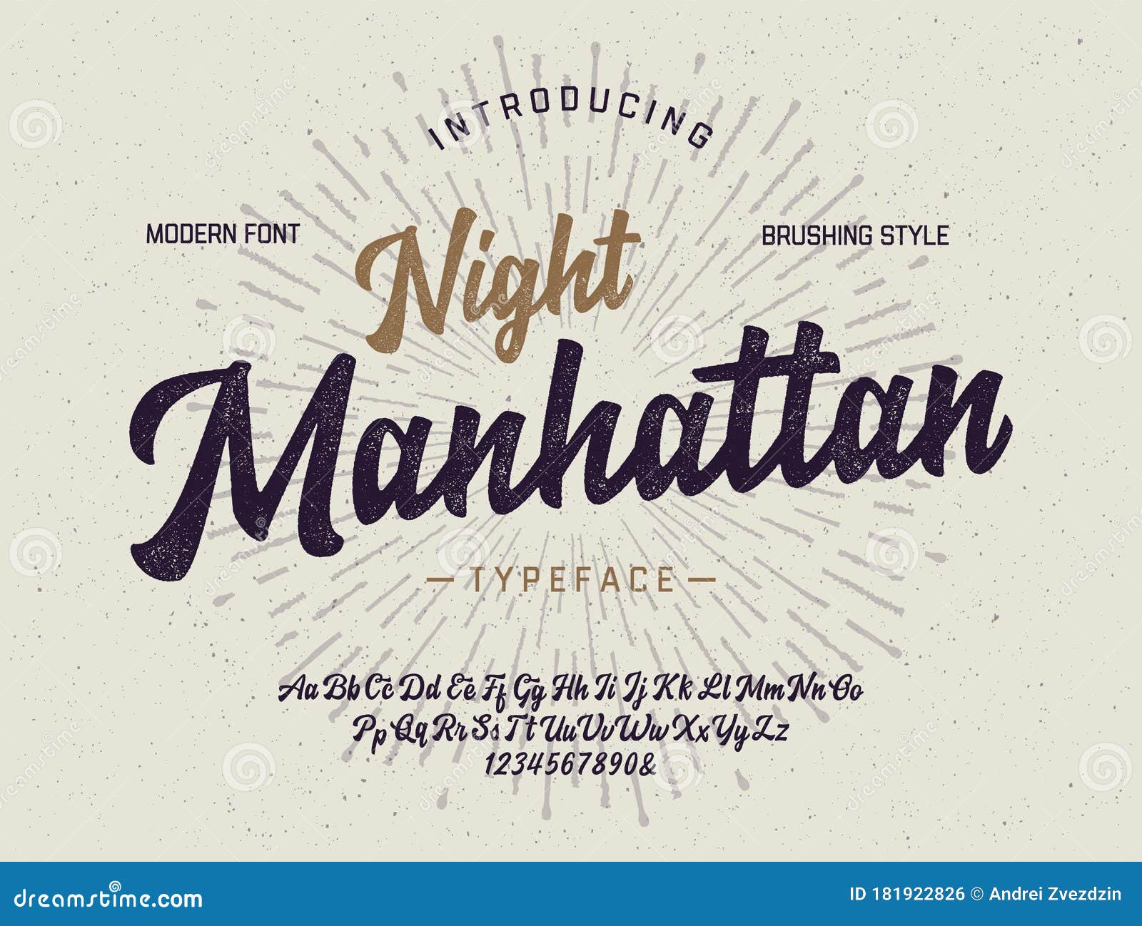 Brush Script Calligraphy Cursive Type. Handwritten Vector Aphabet. Hand ...