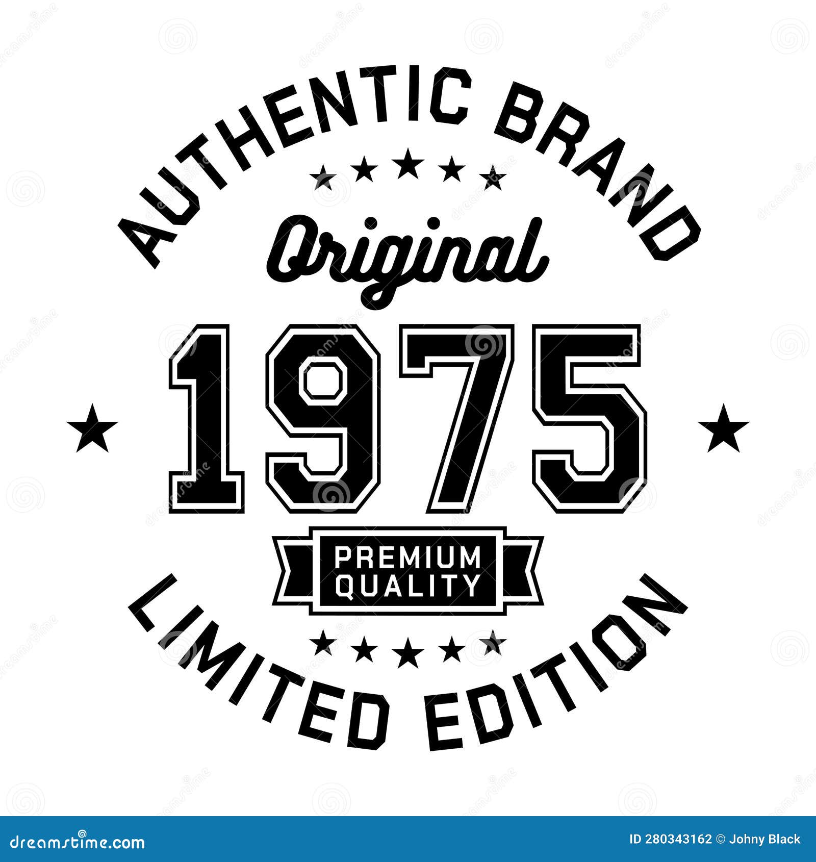 Original 1975 . Birthday Quotes Design For 1975 Cartoon Vector ...