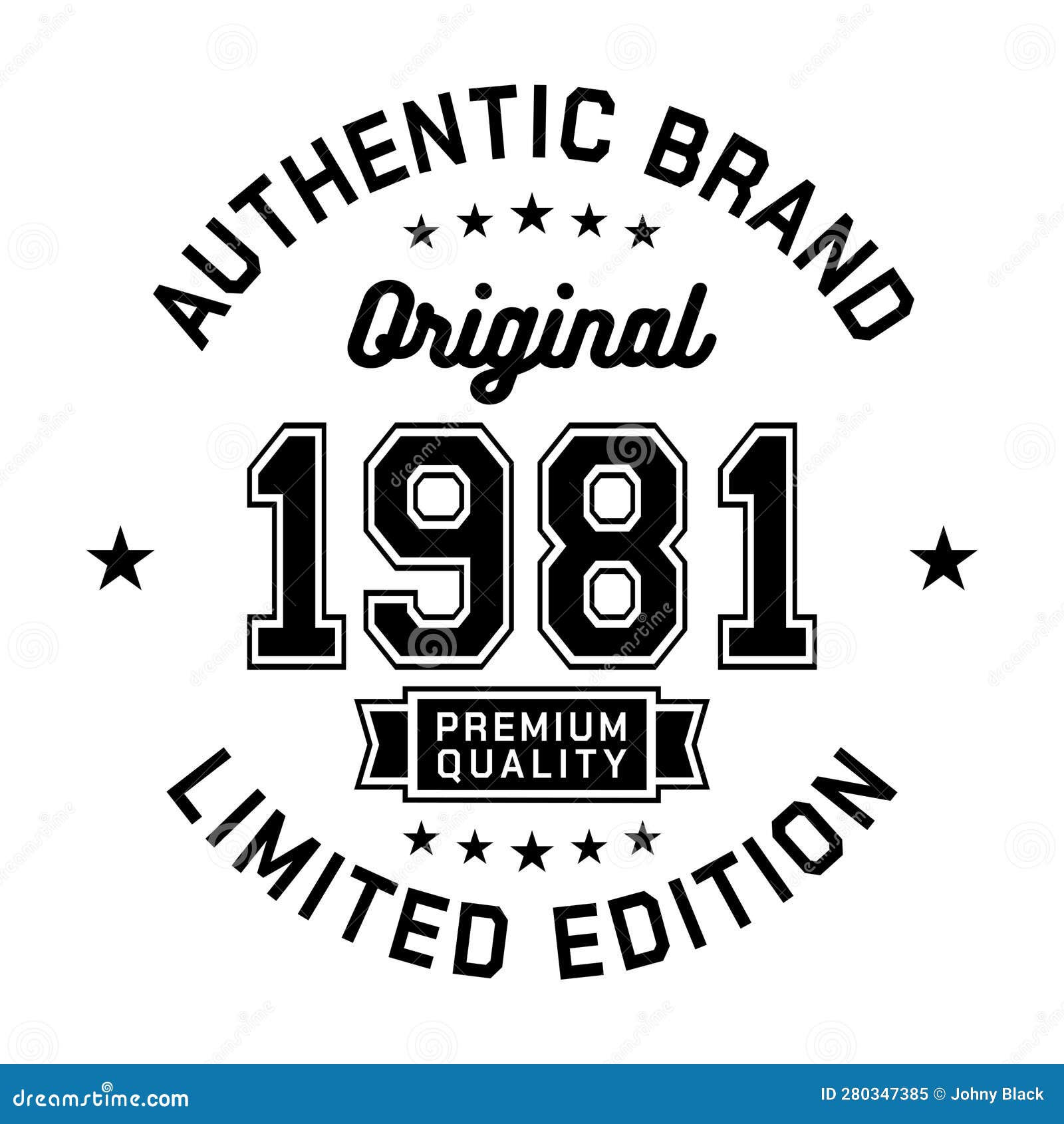 Original 1981 . Birthday Quotes Design For 1981 Cartoon Vector ...