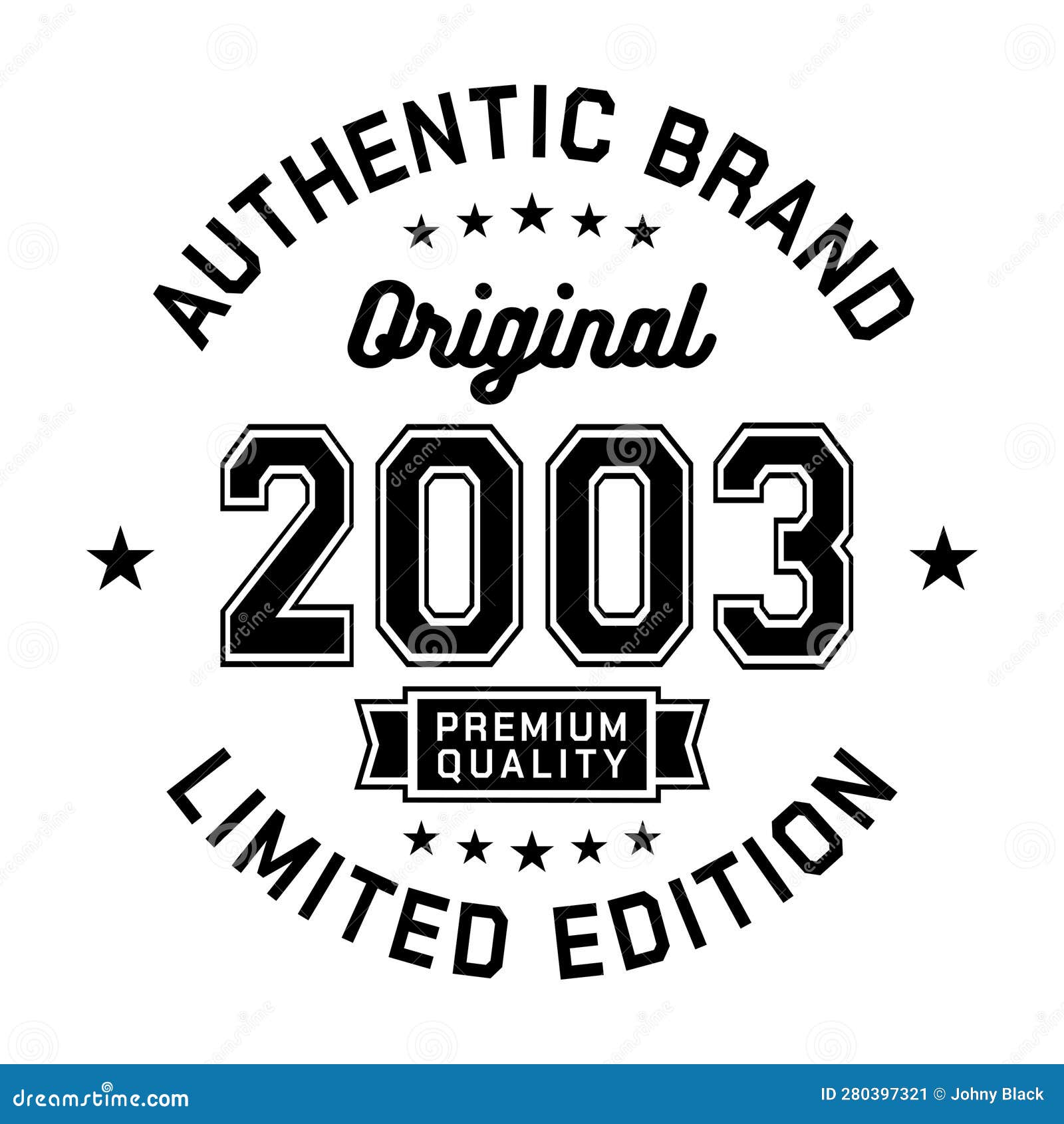 Since 2003 Emblem Cartoon Vector | CartoonDealer.com #270100675