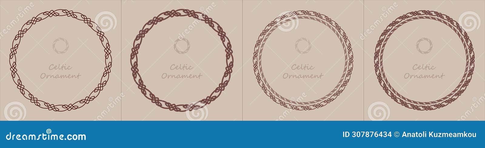 The Original Celtic Knots Borders Stock Vector - Illustration of ...