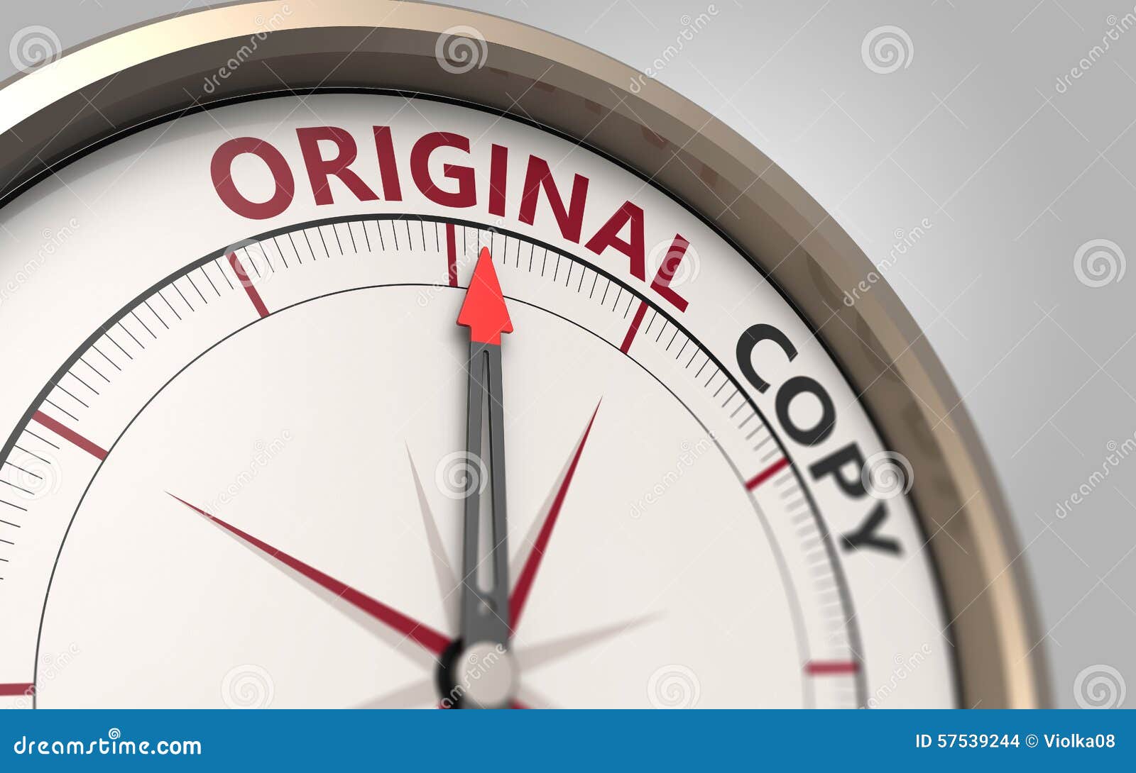 Original or copy stock photo. Image of compass, plagiarism - 57539244