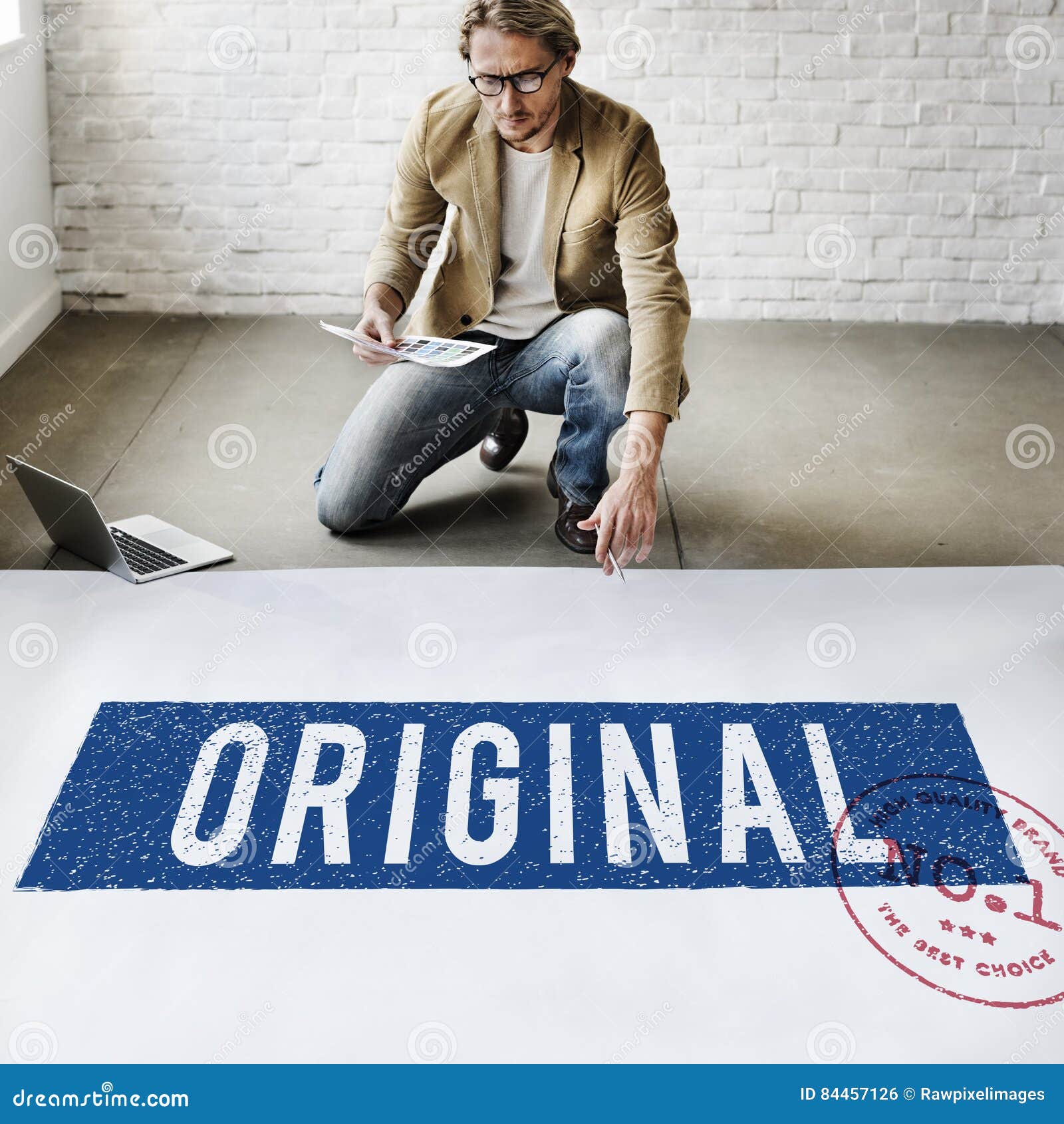 Original Copyright Genuine Patent Brand Graphic Concept Stock Photo ...