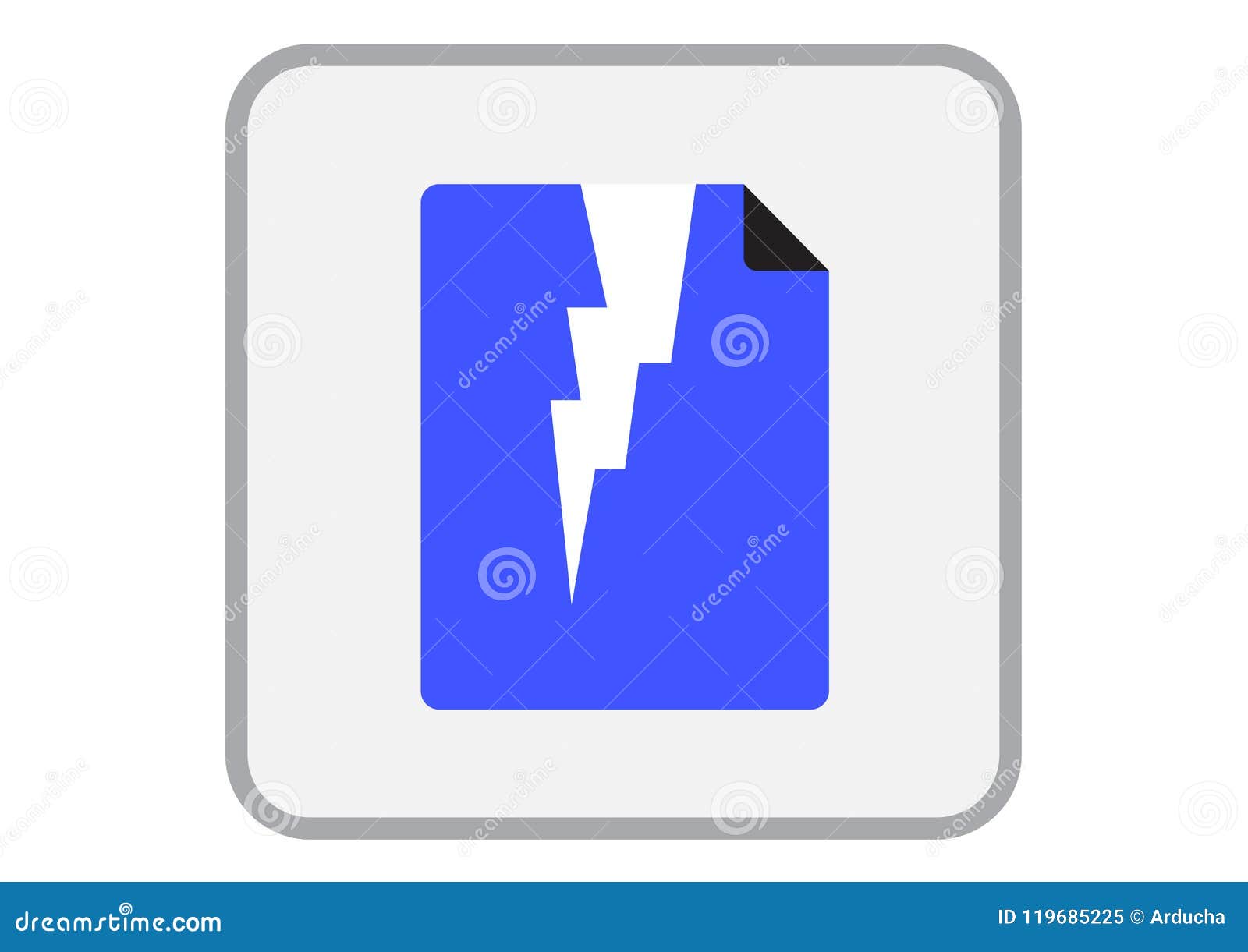 Original corrompido ilustração do vetor. Ilustração de papel - 119685225