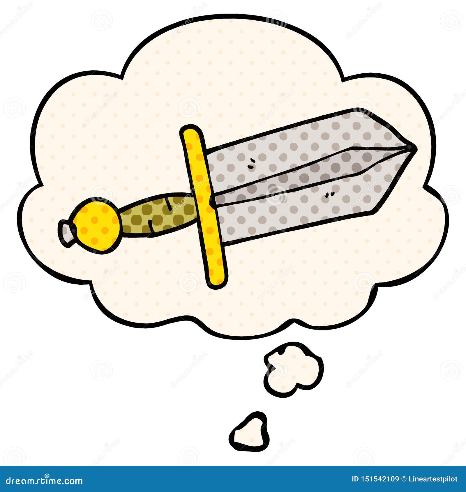 Cartoon Dagger In Maps | CartoonDealer.com #37020021