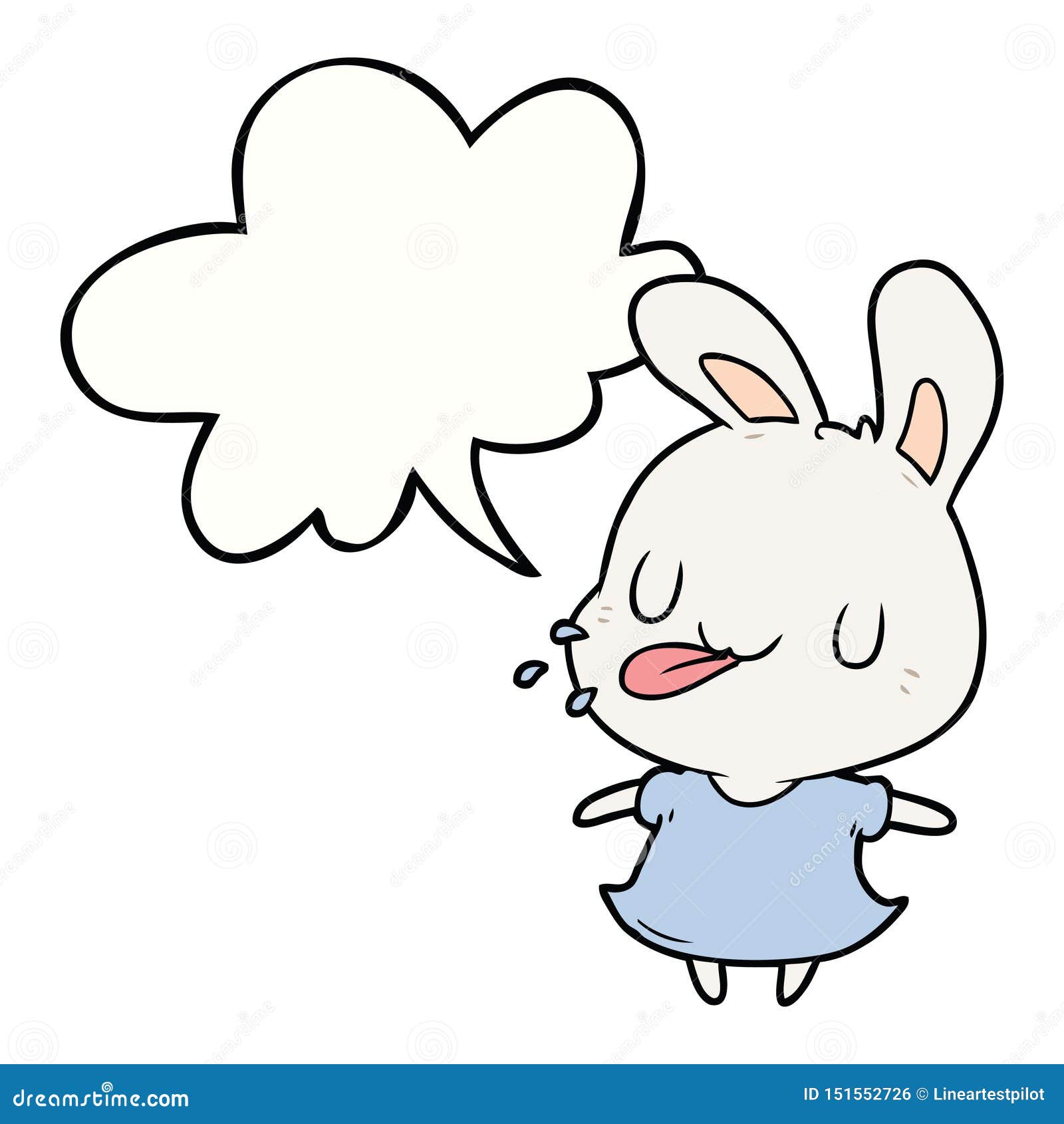 Cartoon Raspberry Blowing