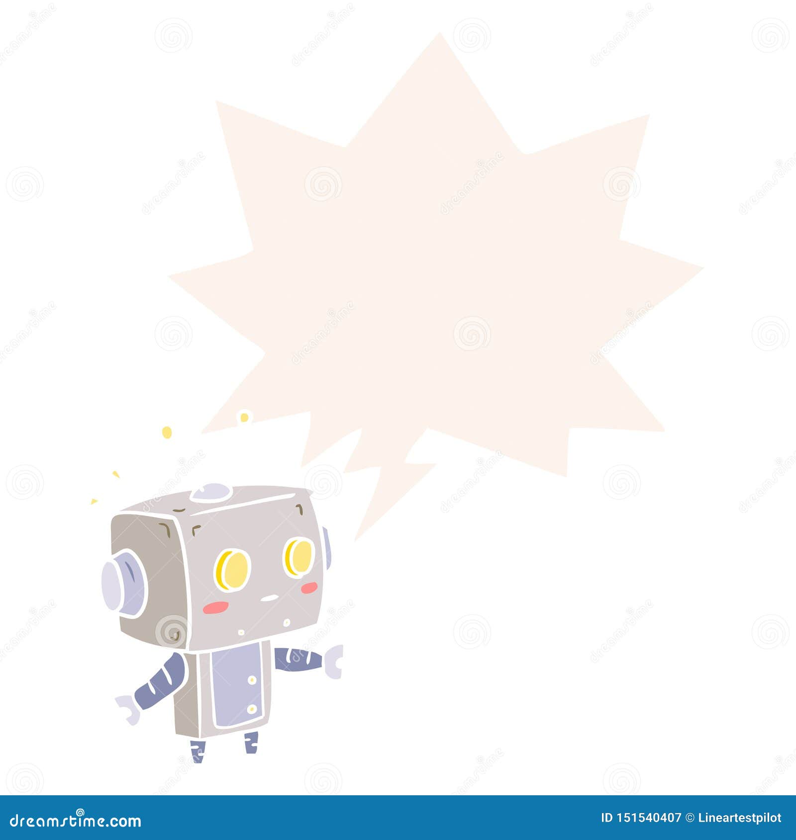 Surprised Robot Face Background Stock Image | CartoonDealer.com #72187627