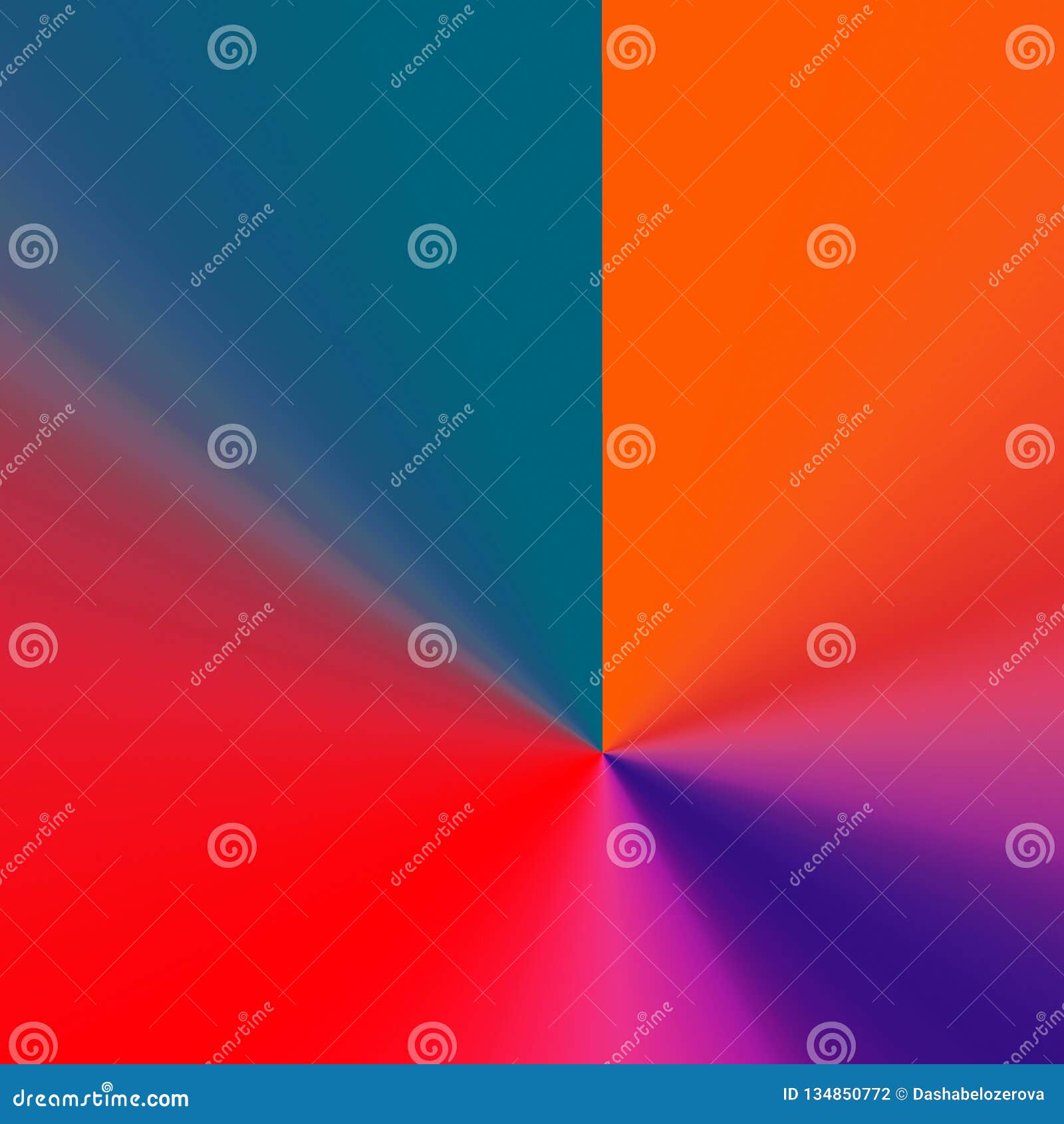 Original Creative Multicolor Geometric Abstraction Stock Illustration ...