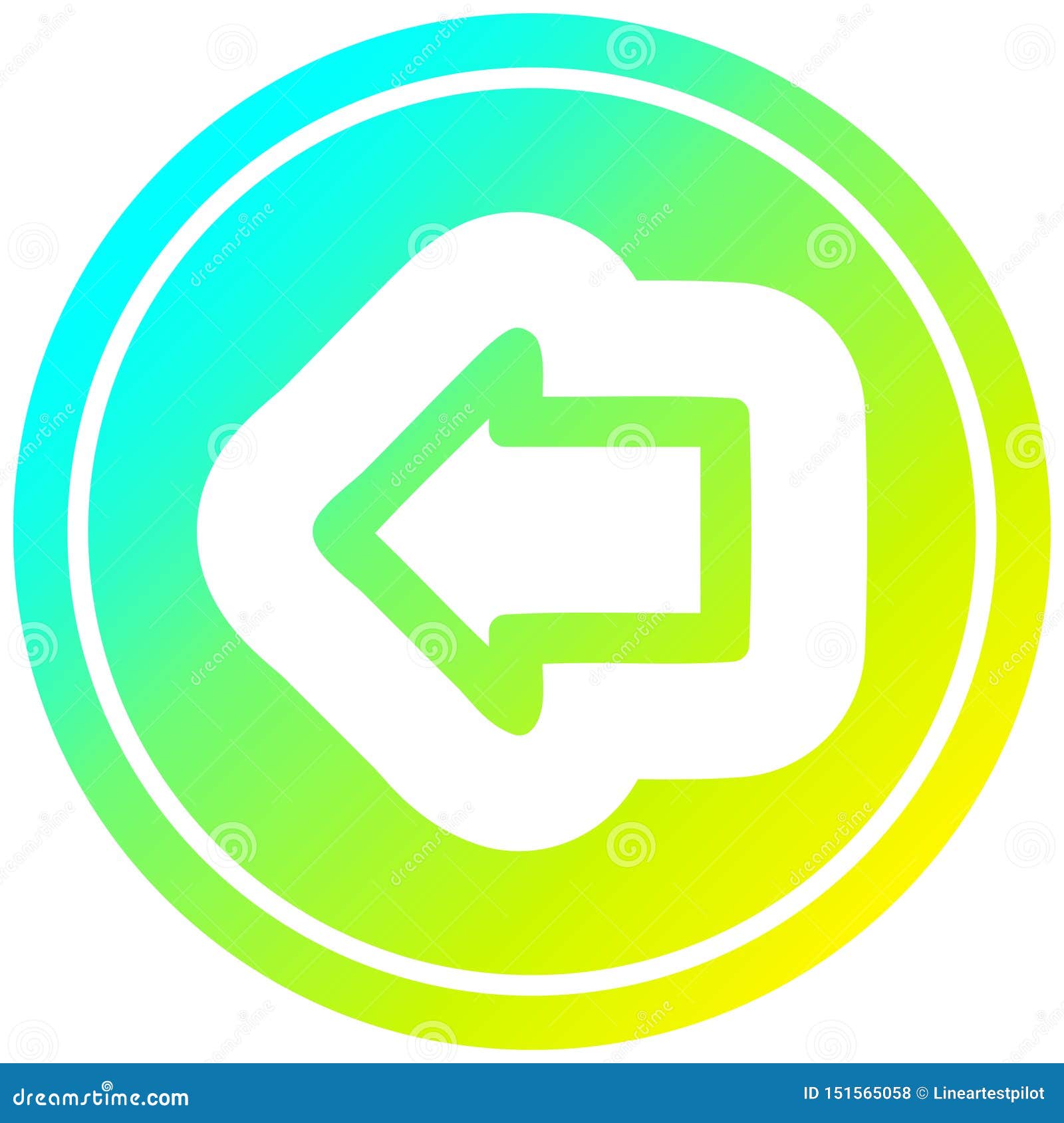 A Creative Pointing Arrow Symbol Stock Vector - Illustration of icon ...