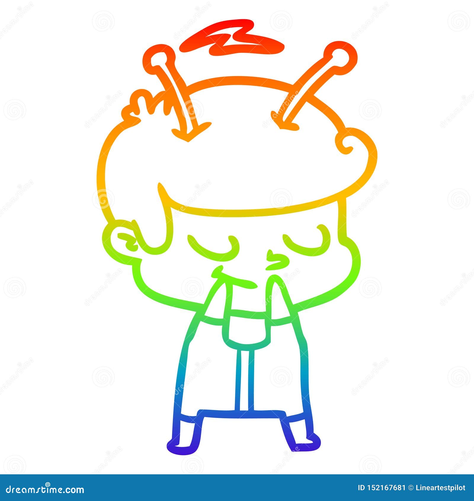 Self Conscious And Awareness As Attention To Inner Human Tiny Person ...