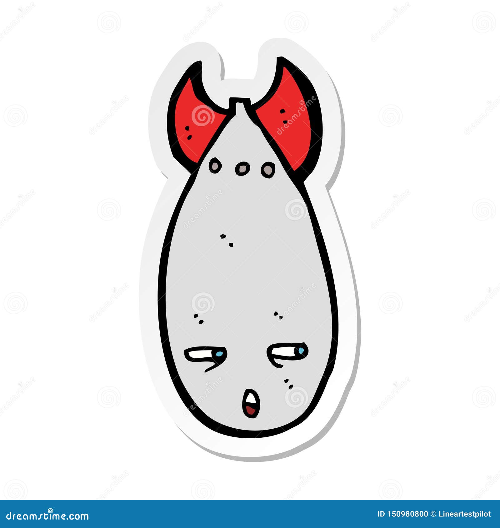 A Creative Sticker of a Cartoon Bomb Stock Vector - Illustration of ...