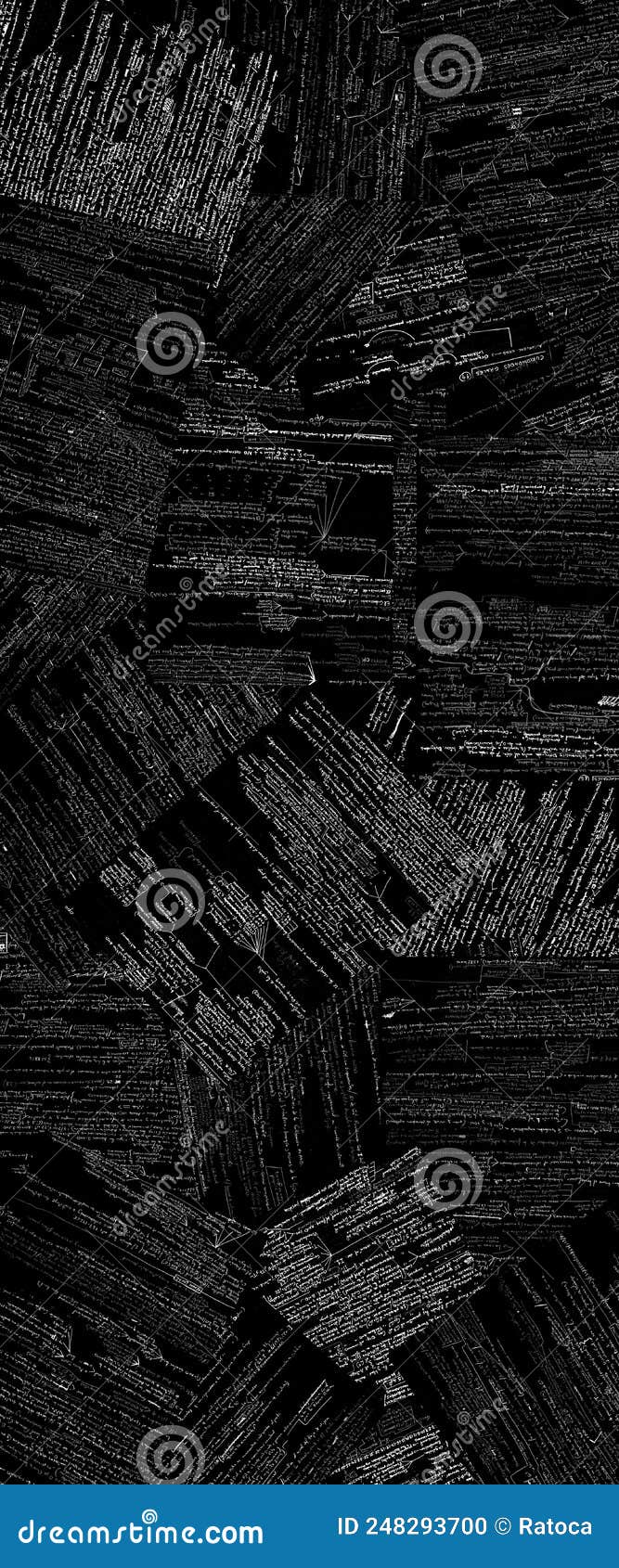 Original Dark Vertical Decorative Wallpaper Stock Photo - Image of ...