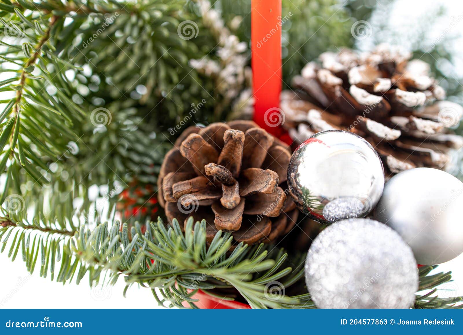 Original Decoration for Christmas Stock Image - Image of green, frame ...