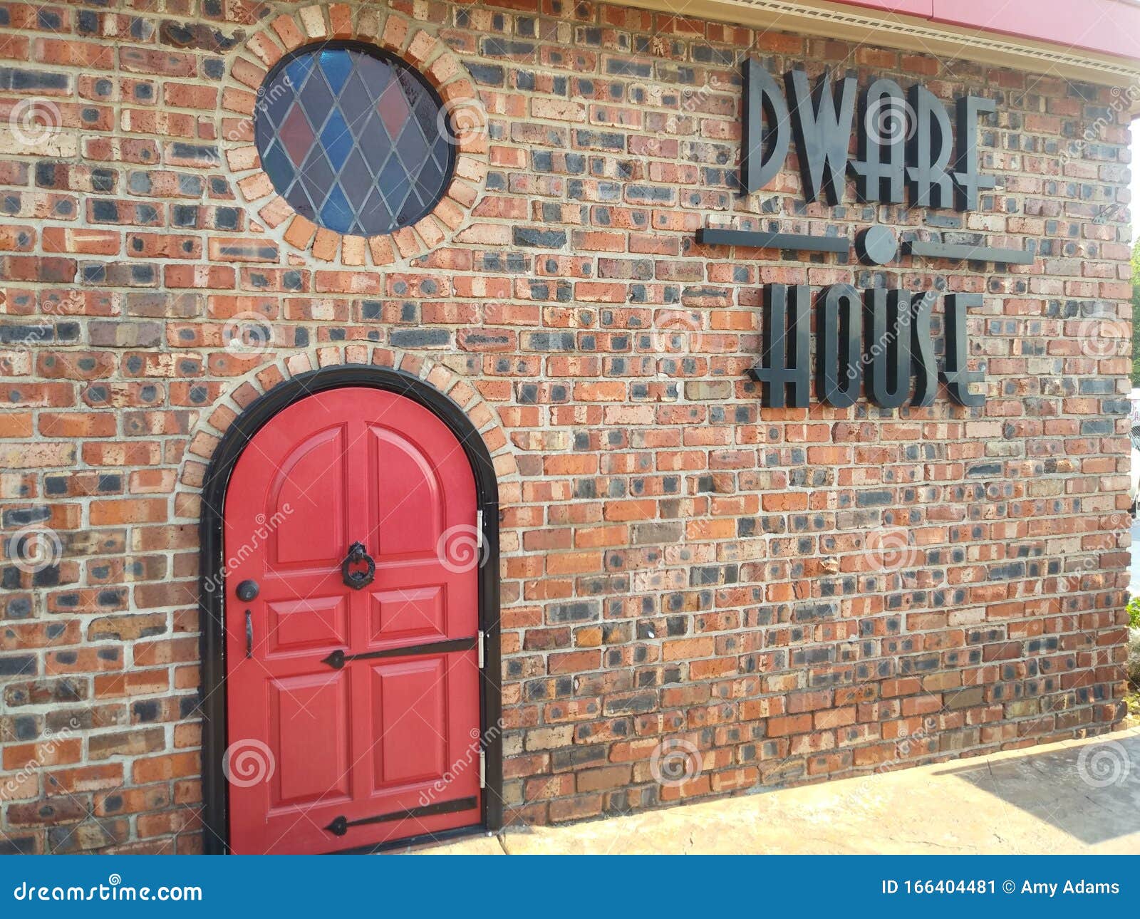 Original Dwarf House Door in ATL Editorial Photo - Image of house ...