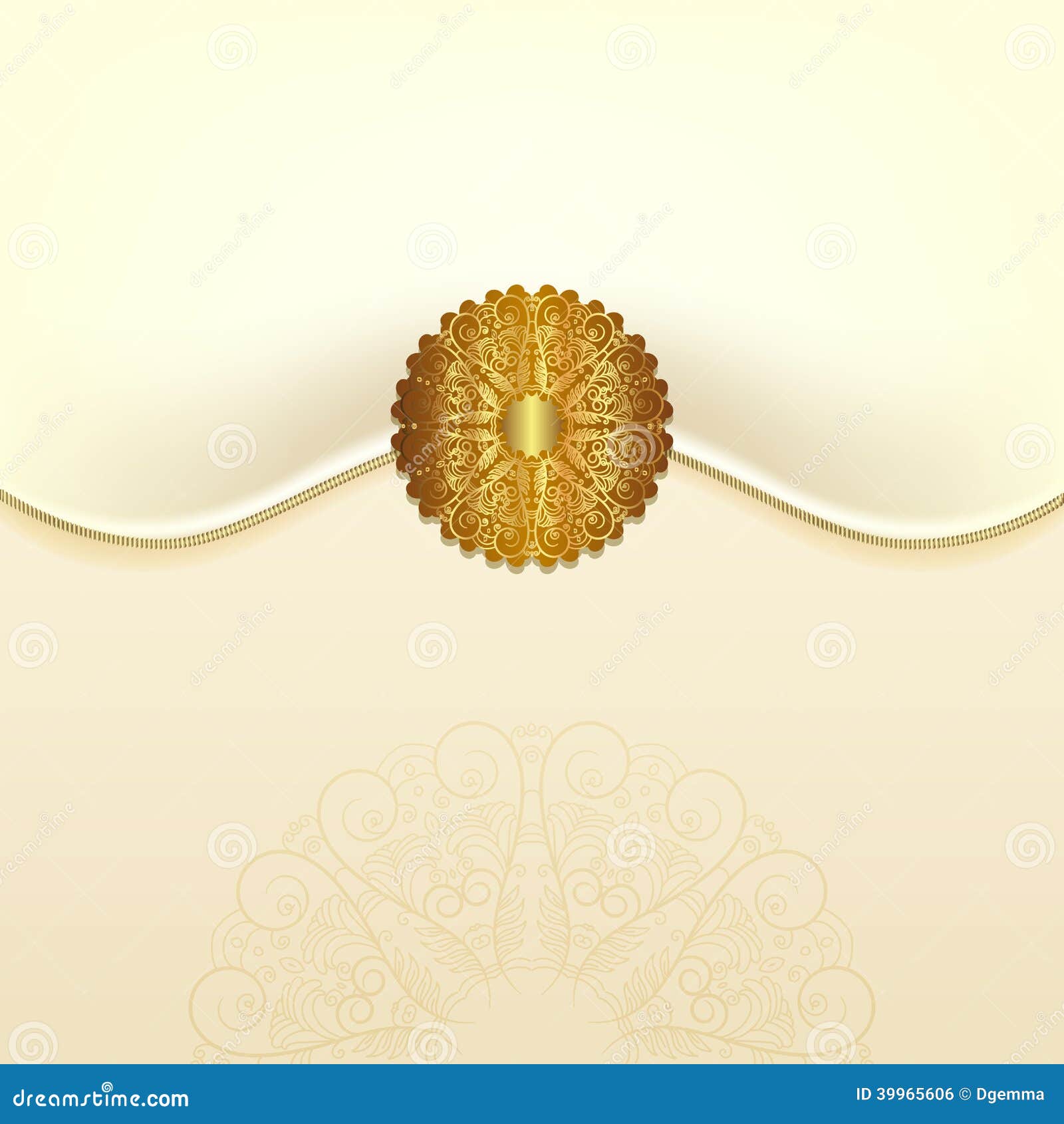 The Original Envelope with a Gold Clasp. Stock Vector - Illustration of ...