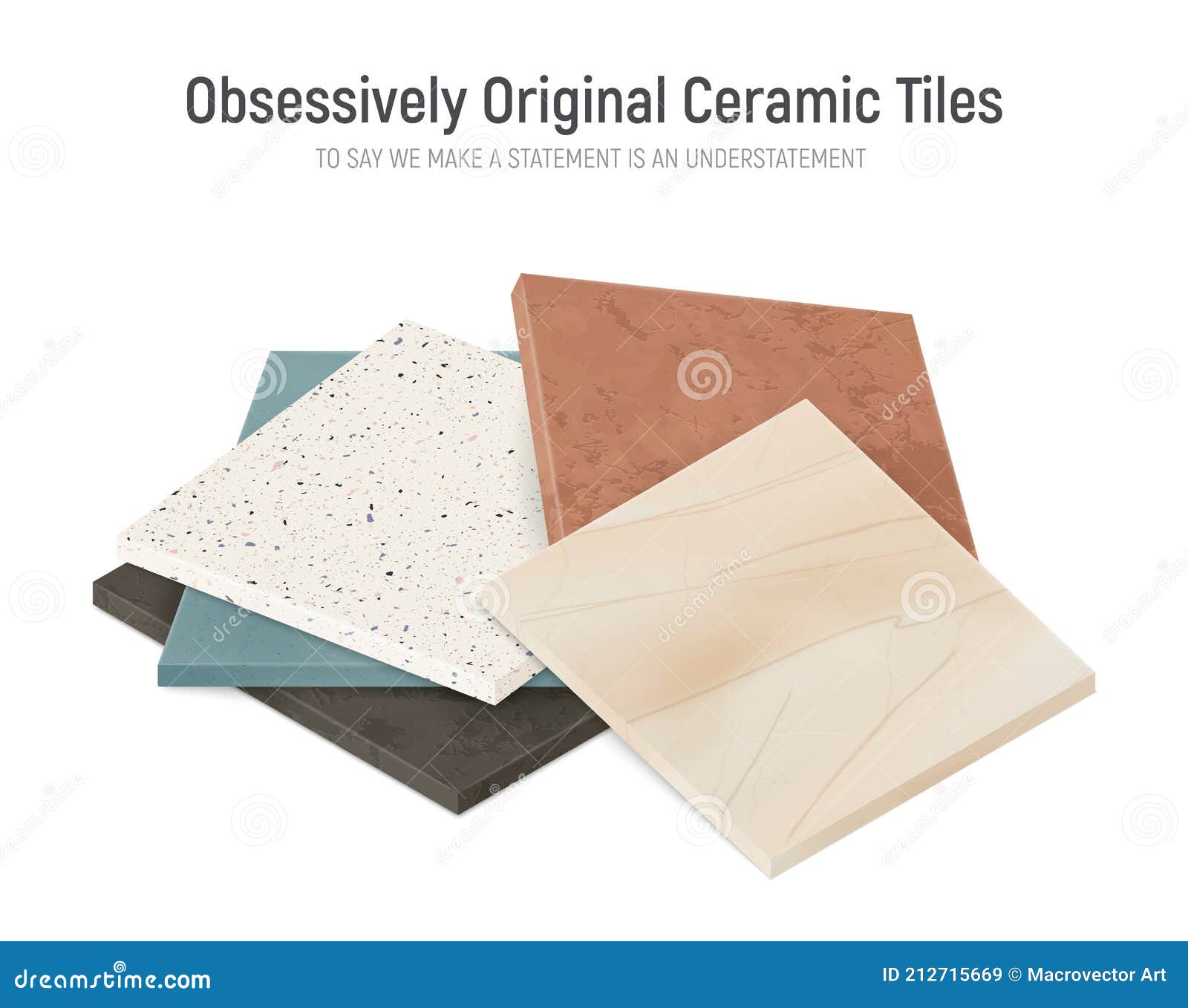 Original Facing Tiles Background Stock Vector - Illustration of design ...