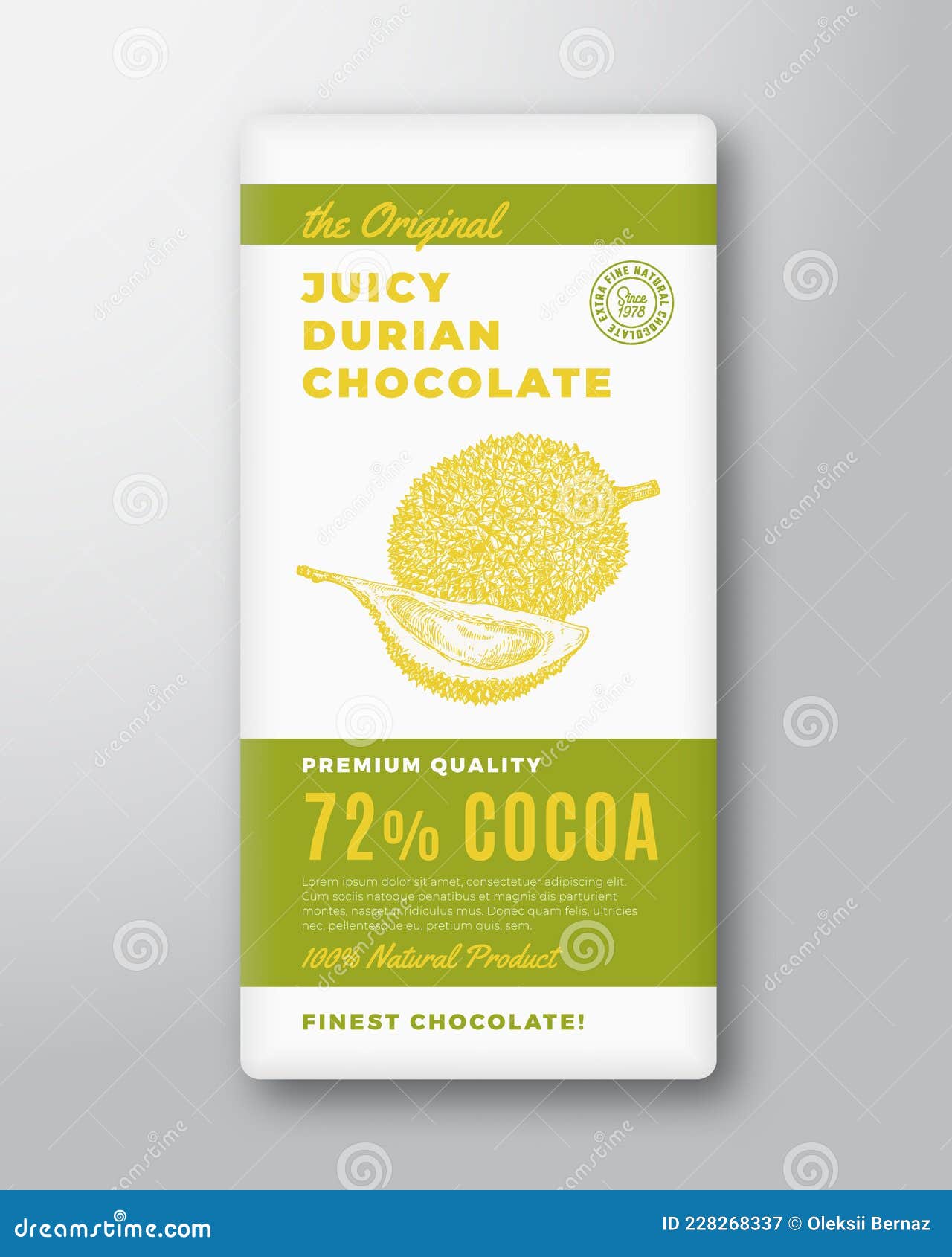 The Original Finest Chocolate Abstract Vector Packaging Design Labels ...
