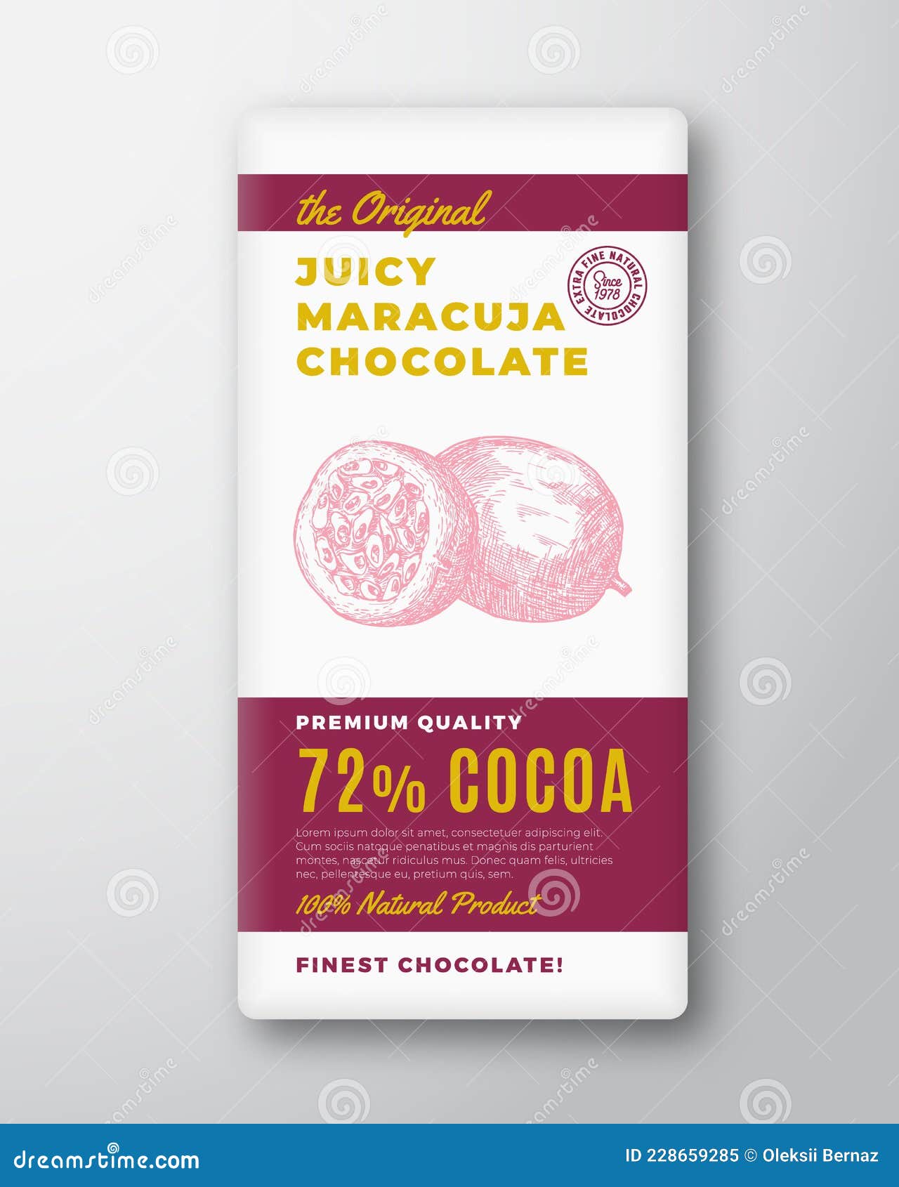 The Original Finest Chocolate Abstract Vector Packaging Design Labels ...