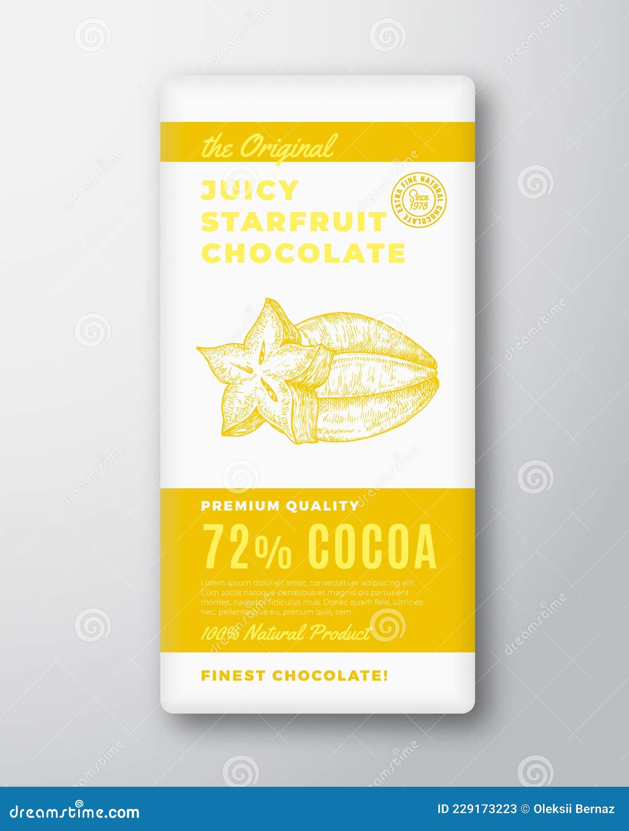 The Original Finest Chocolate Abstract Vector Packaging Design Labels ...