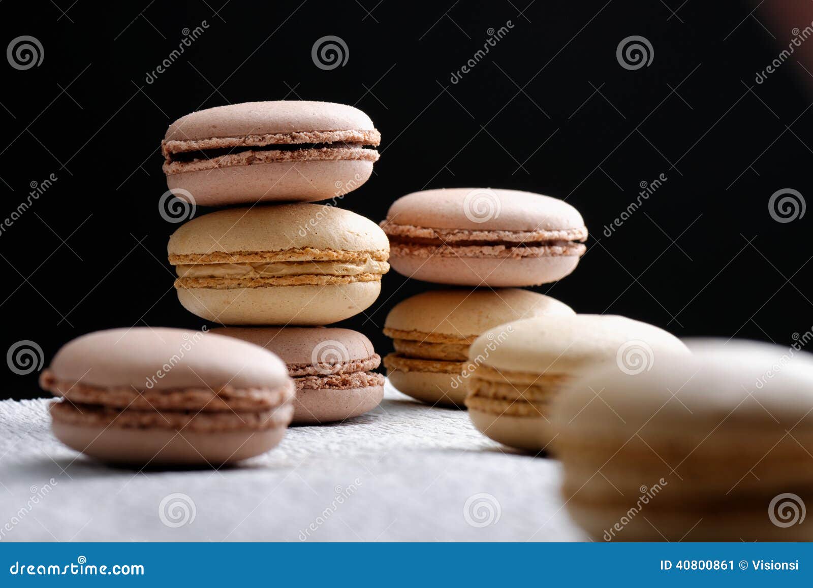 Original French macaroons stock image. Image of gastronomy - 40800861