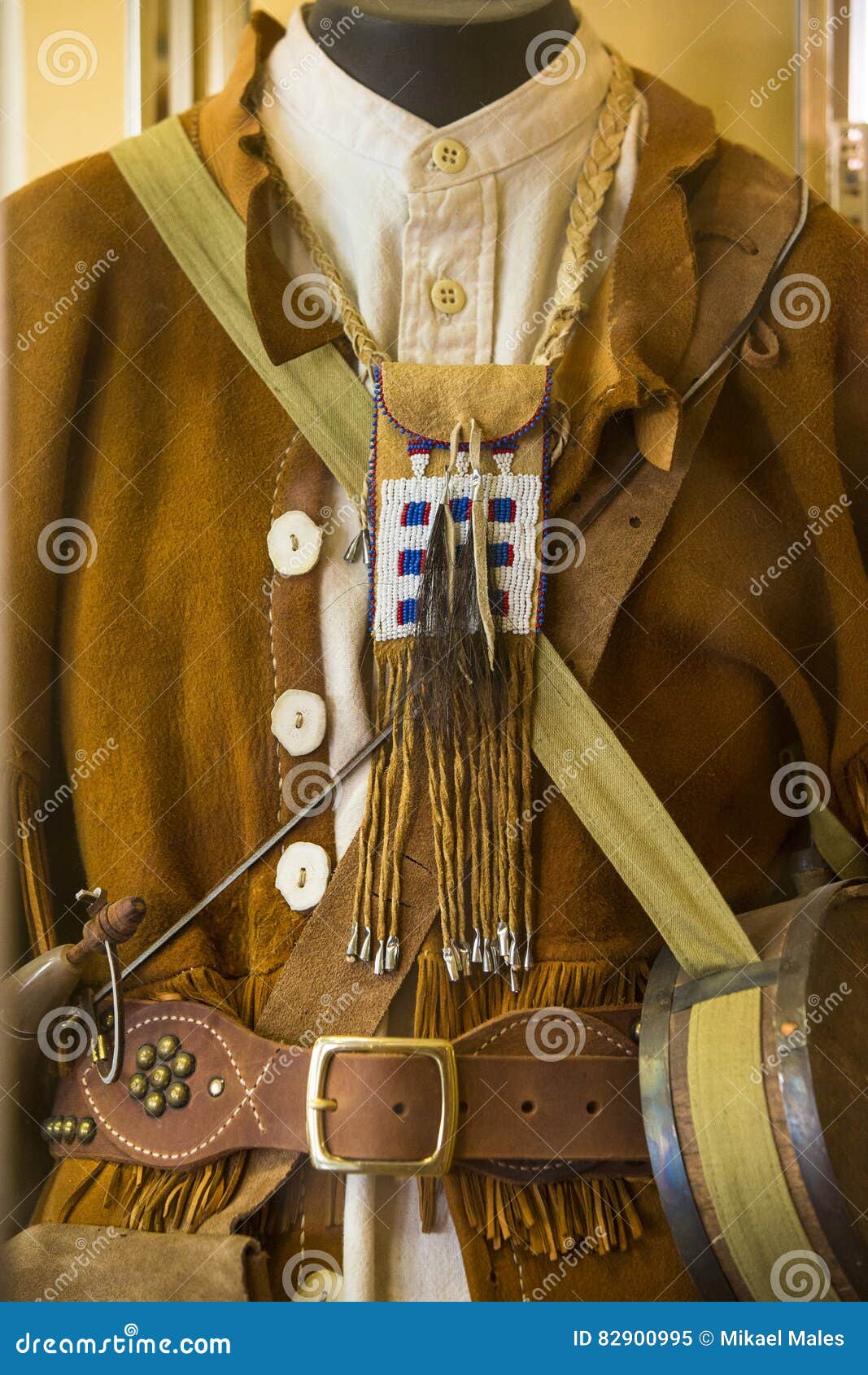 Original Frontier Mans Outfit Stock Image - Image of pouch, great: 82900995