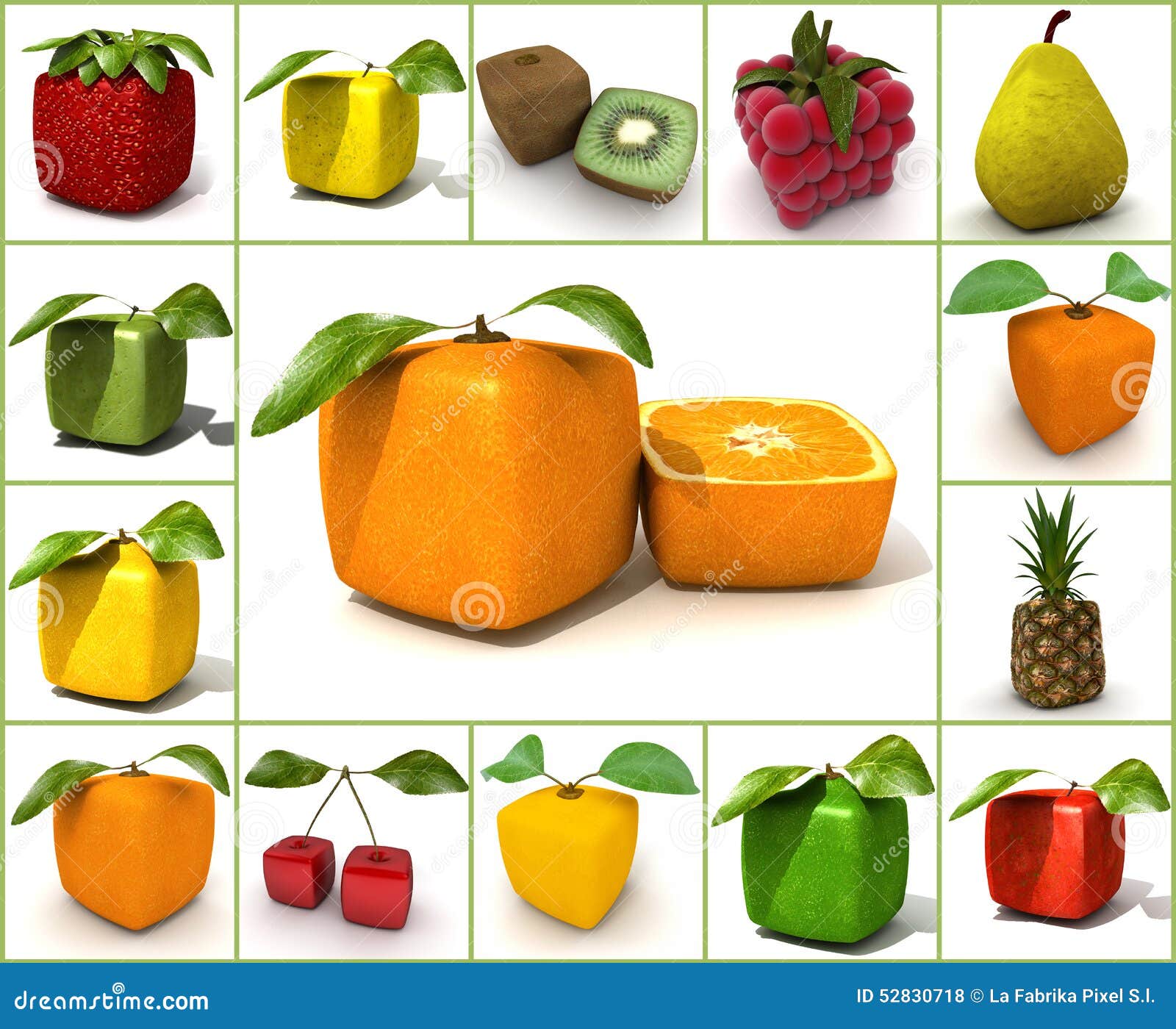 Original Fruit Collage Royalty-Free Stock Image | CartoonDealer.com ...