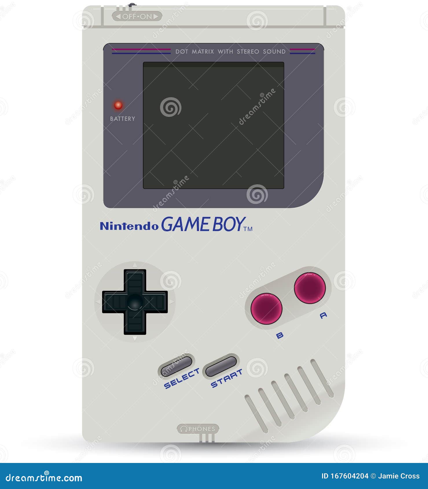 Original Gameboy Handheld Video Game System Editorial Stock Image ...