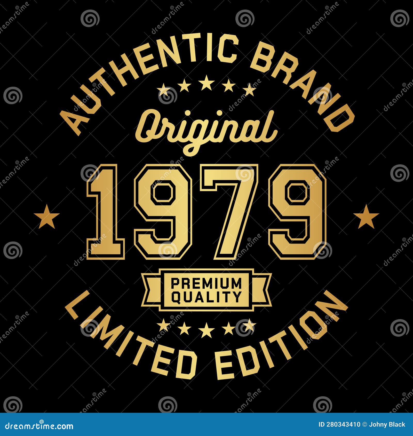 Original 1979 . Birthday Quotes Design For 1979 Vector Illustration ...