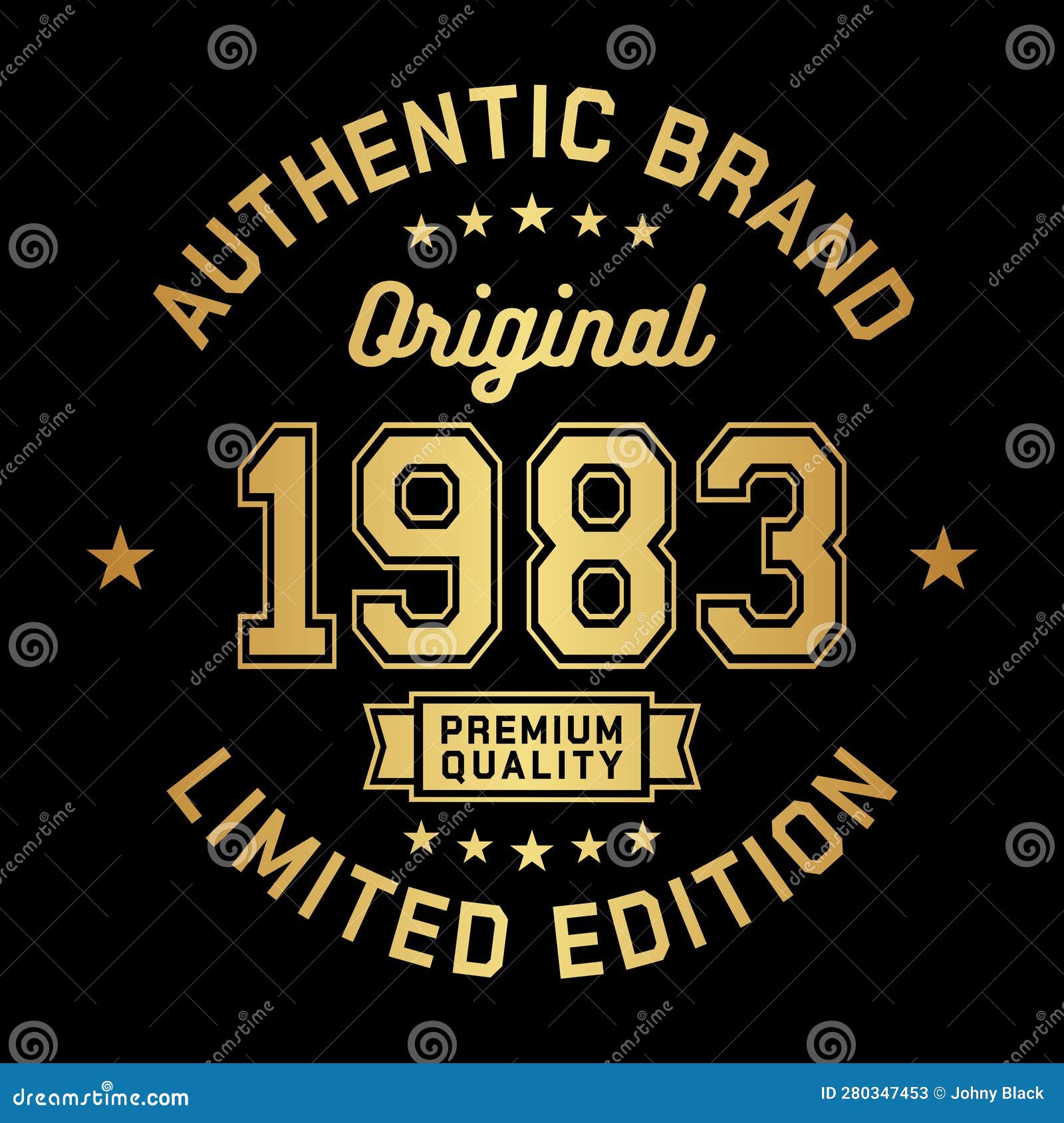 1983 Authentic Brand. Apparel Fashion Design. Graphic Design for T ...