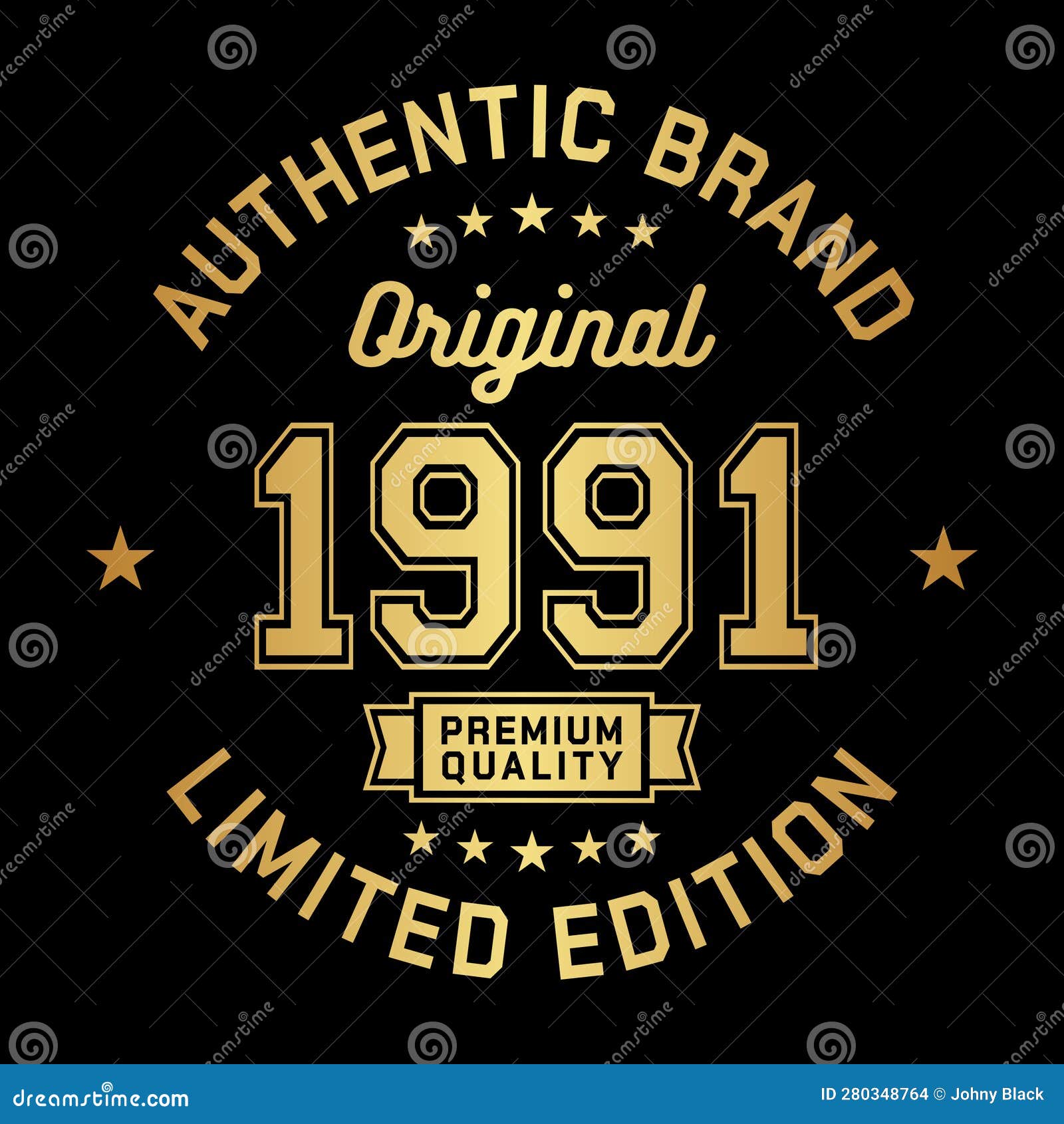 1991 Authentic Brand. Apparel Fashion Design. Graphic Design for T ...