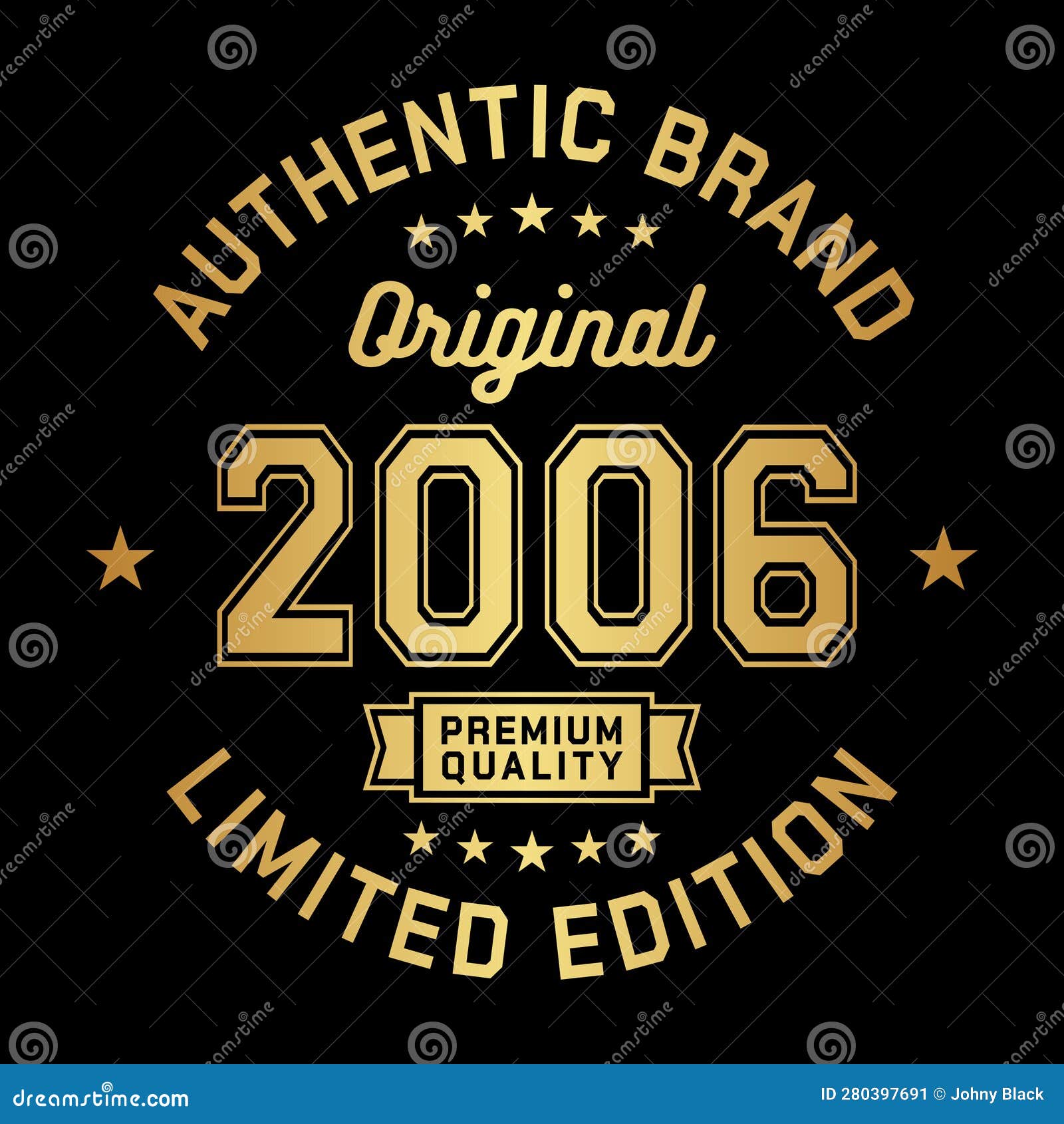 Since 2006 Emblem Vector Illustration | CartoonDealer.com #290281780