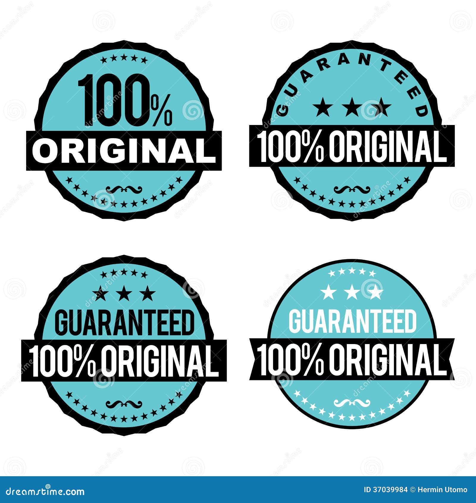 Original Guarantee Badges stock vector. Illustration of background ...