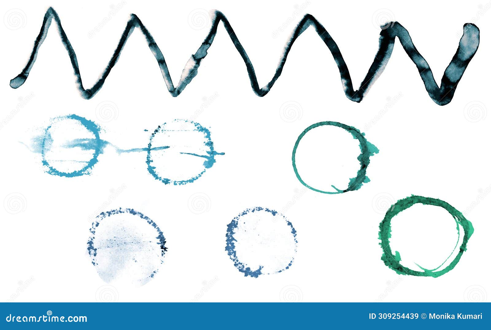 Hand Drawn Watercolor High Definition Texture Isolated on White Canvas ...