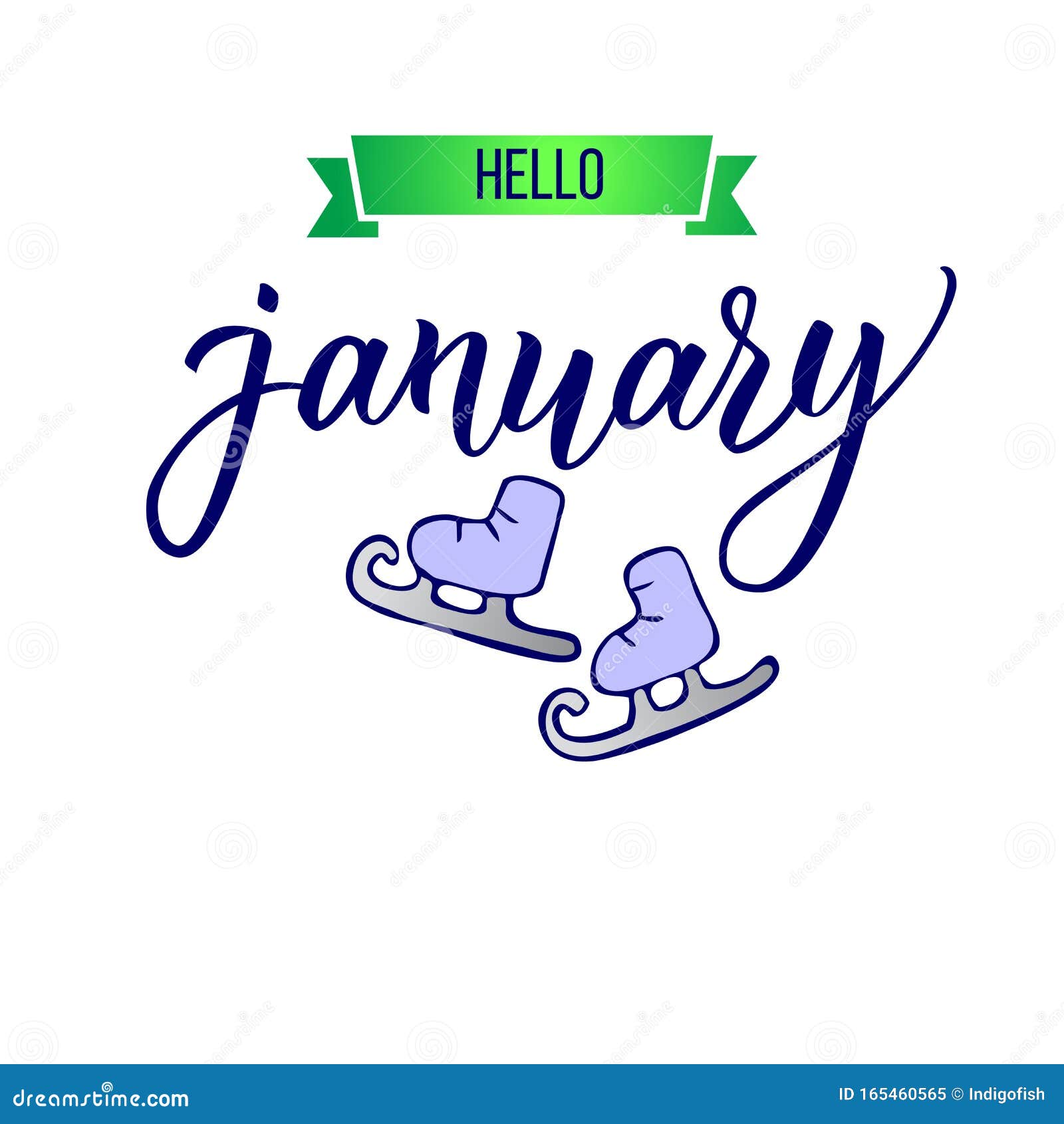 Hello January. Hello January Vector. Welcome January. | CartoonDealer ...