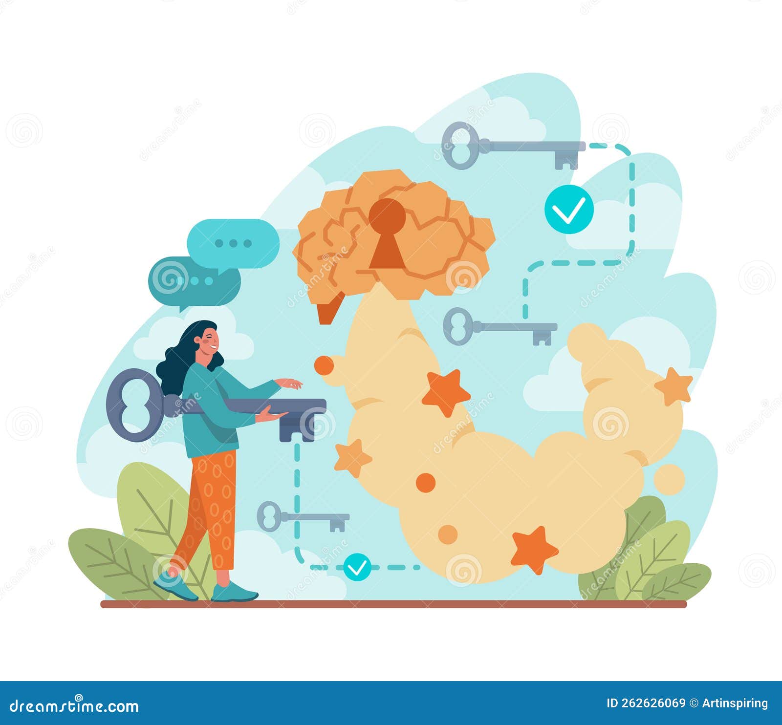 Original Ideas Concept. Creative Innovations or Solutions Generation ...