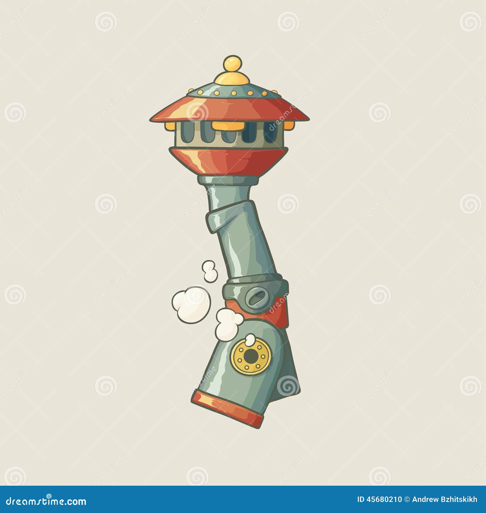 Original Illustration of a Steampunk Styled Pipe Stock Vector ...