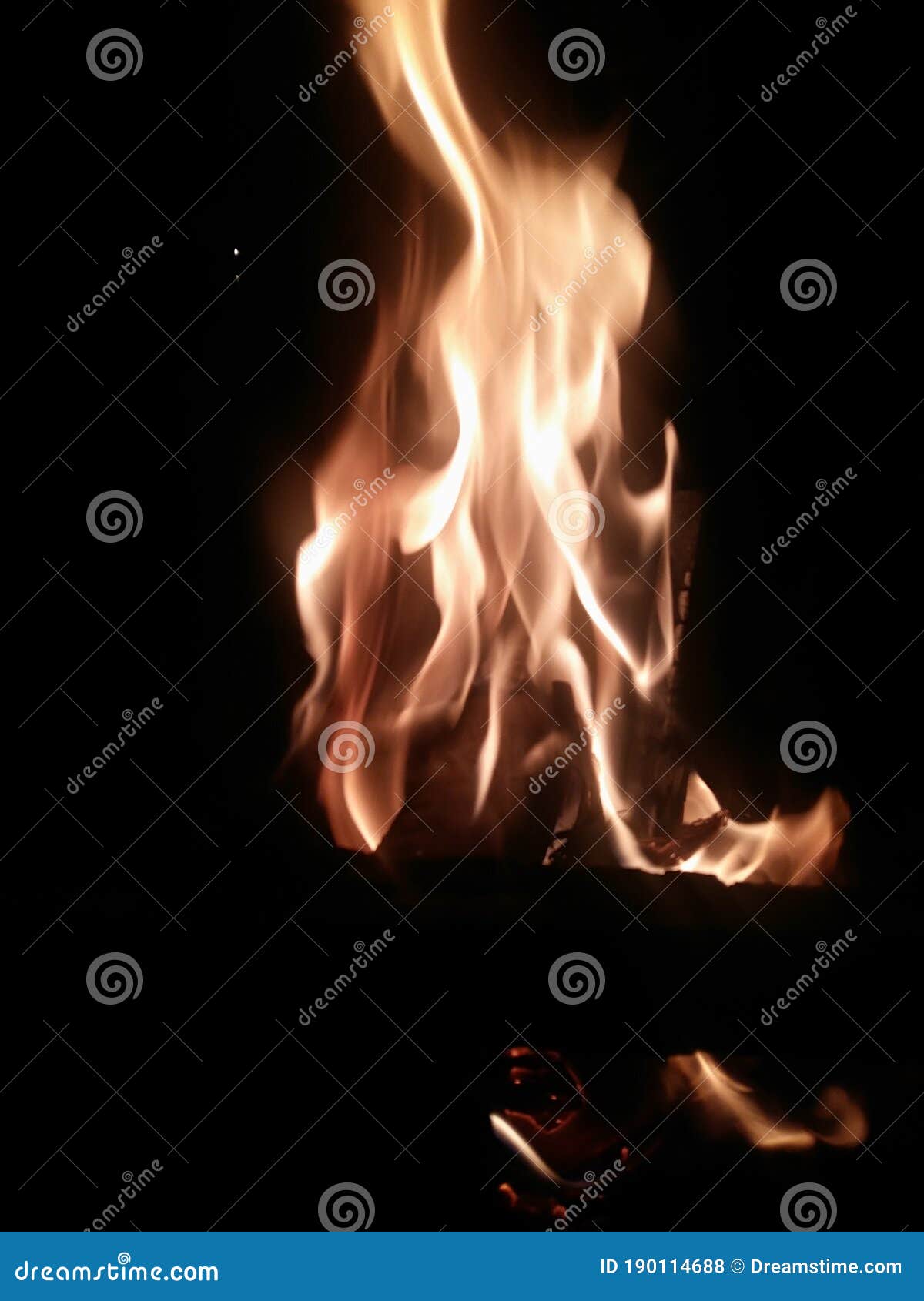 Original Image of Fire during the Hawan Stock Photo - Image of navrati ...